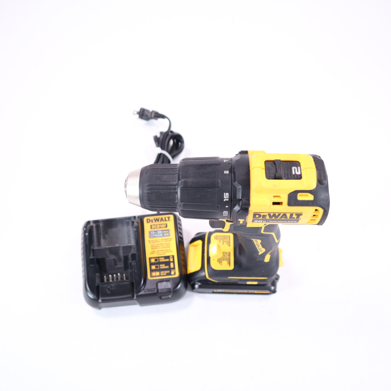 DEWALT DCD709 20-Volt MAX Li-Ion Cordless Brushless Compact 1/2" Hammer ...