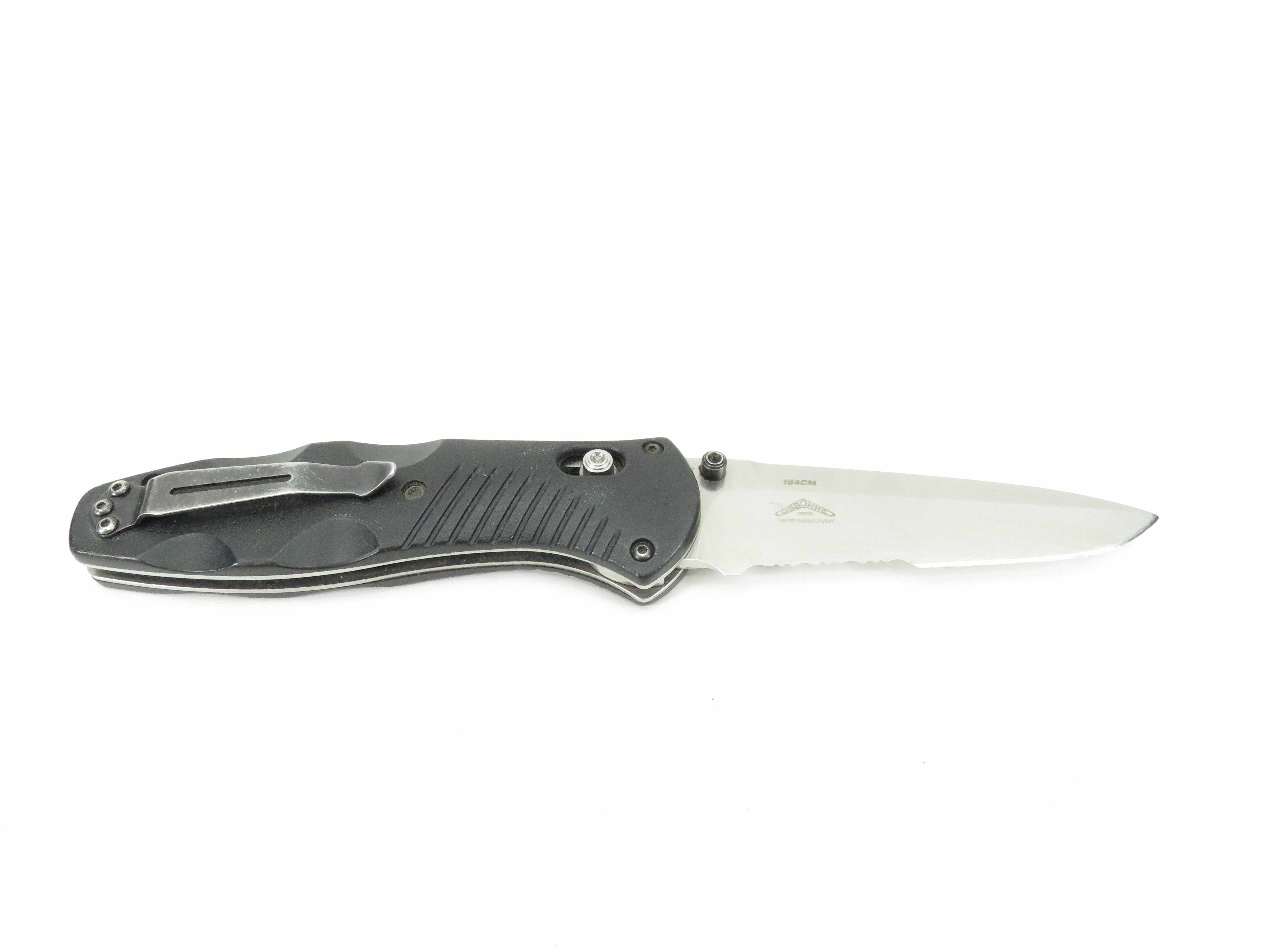 Benchmade 154CM G10 Push-Button 3.40" Mid-Sized Knife
