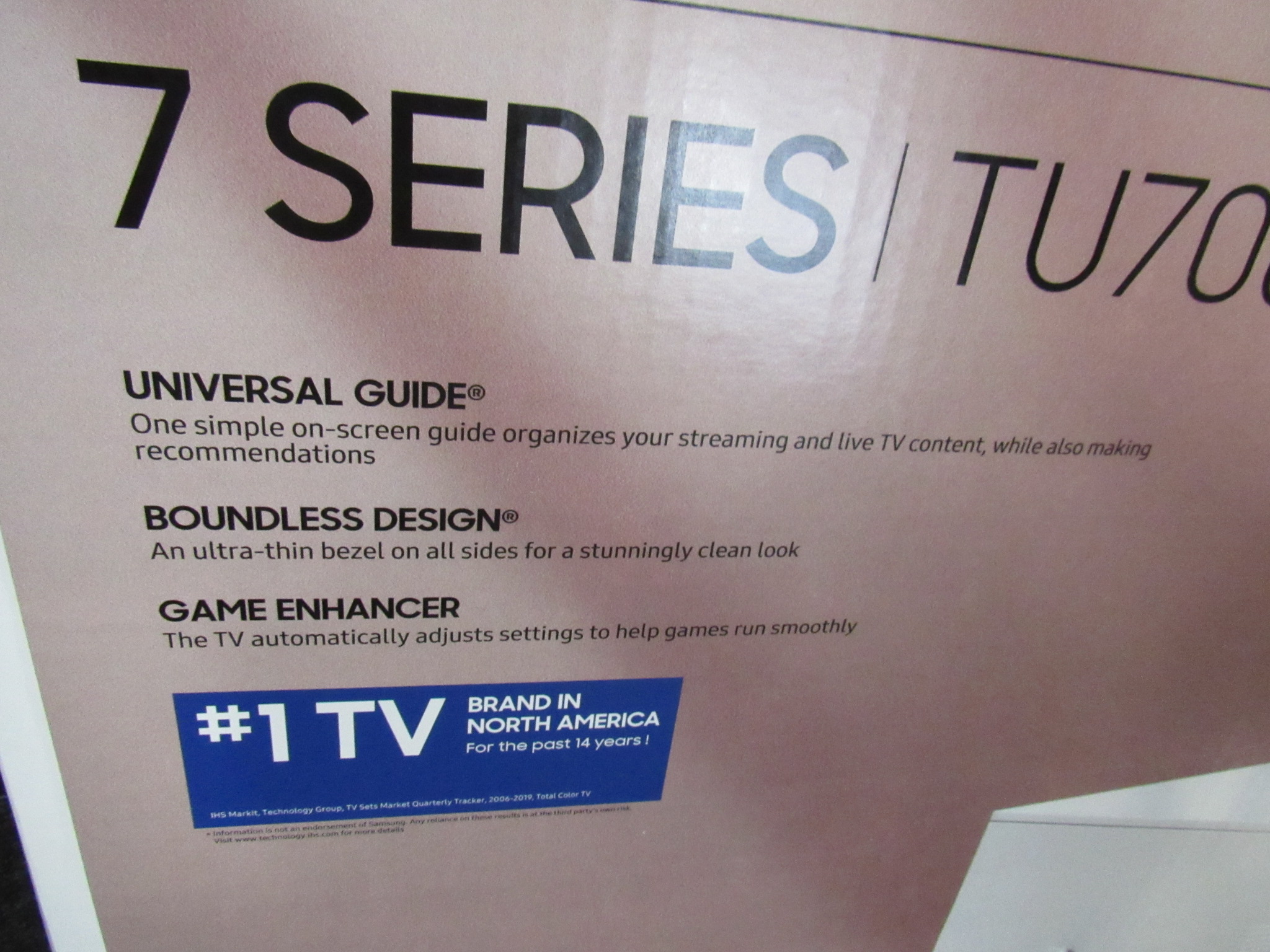 Samsung UN43TU700DF 7 Series LED 4K UHD Smart Tizen TV 43" Local Pickup ...