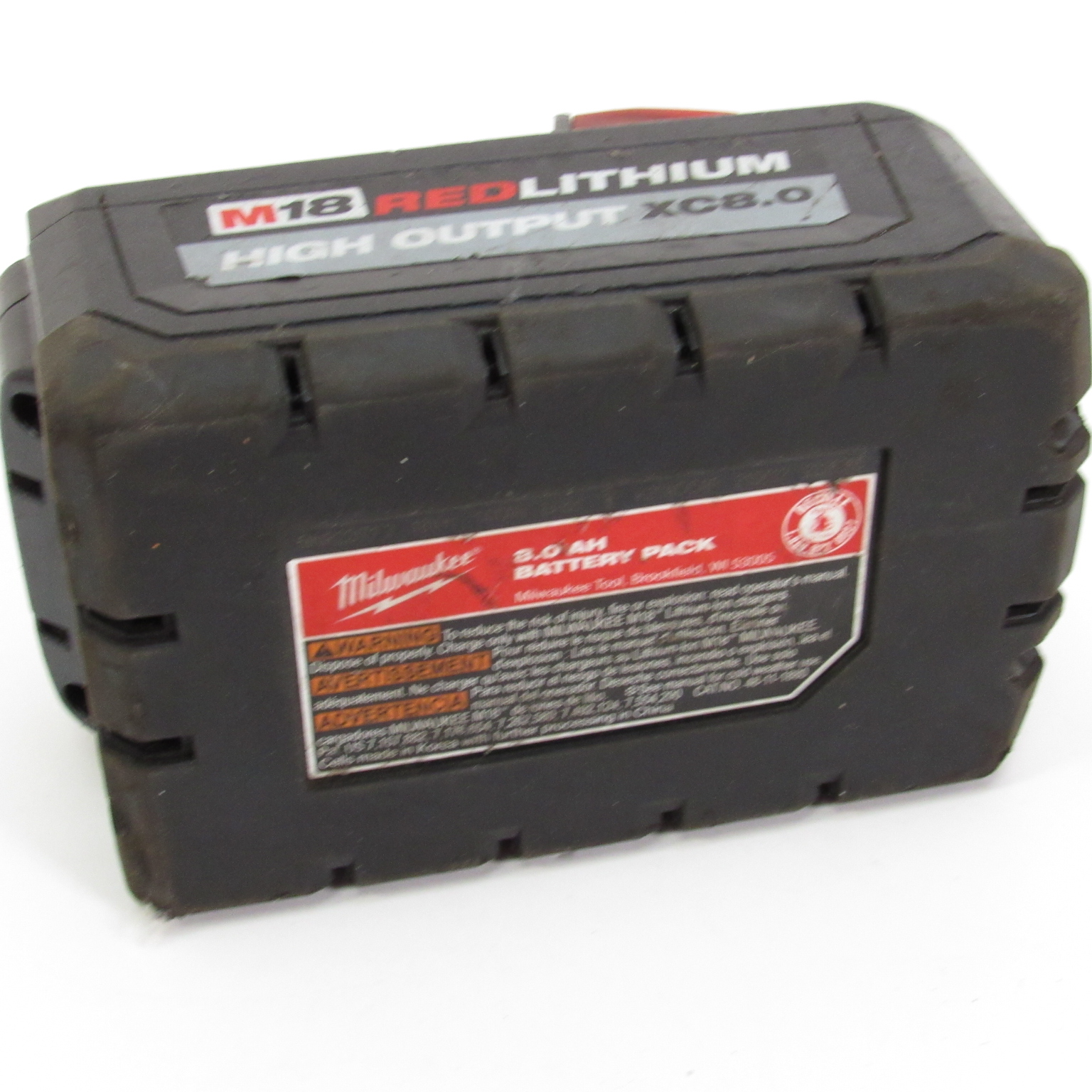 Milwaukee 48-11-1880 M18 RedLithium High Output XC8.0 8Ah Battery Pack