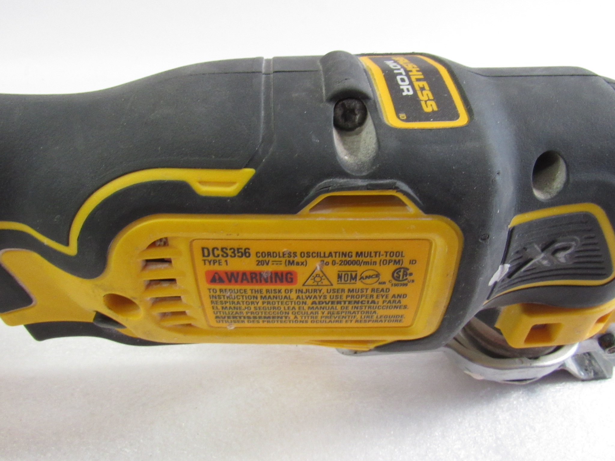 DEWALT DCS356 20-Volt MAX Brushless Lithium-Ion 3-Speed Oscillating ...
