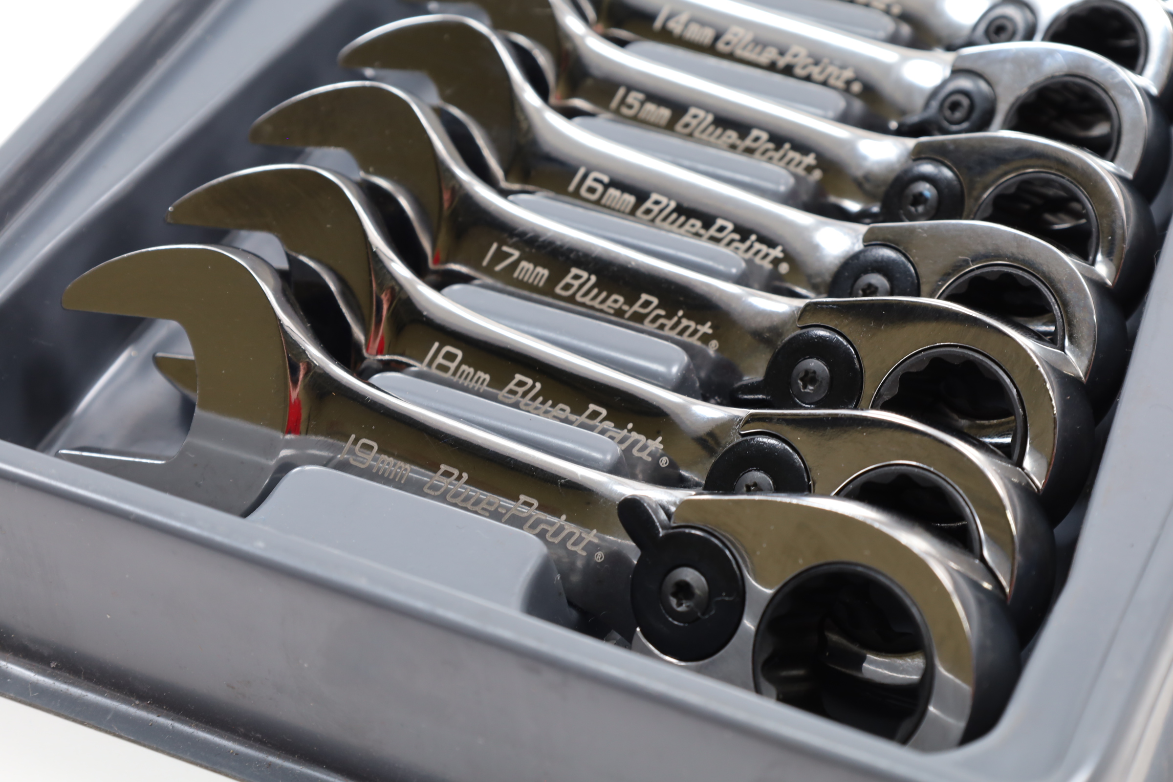 Blue-Point BOERMS712 12-Piece Metric Short Ratcheting Combination ...