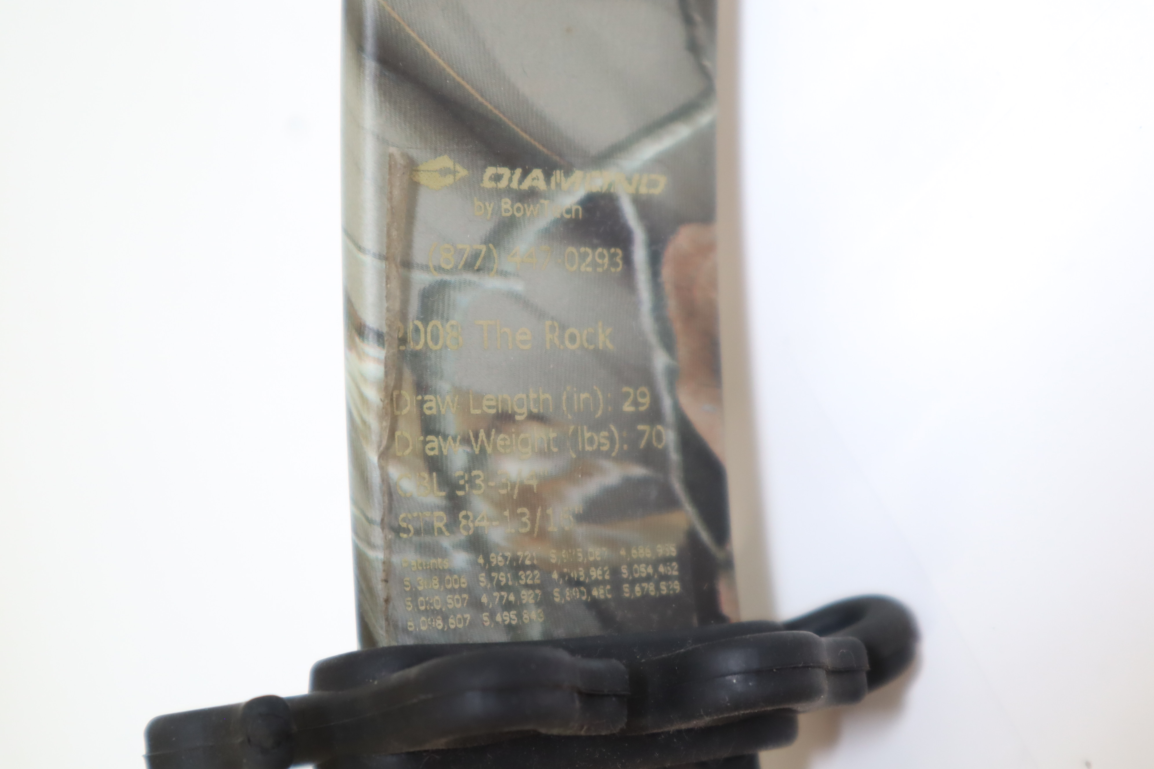 Bowtech Diamond The Rock Compound Bow 2008 DL 29 DW 70LBS