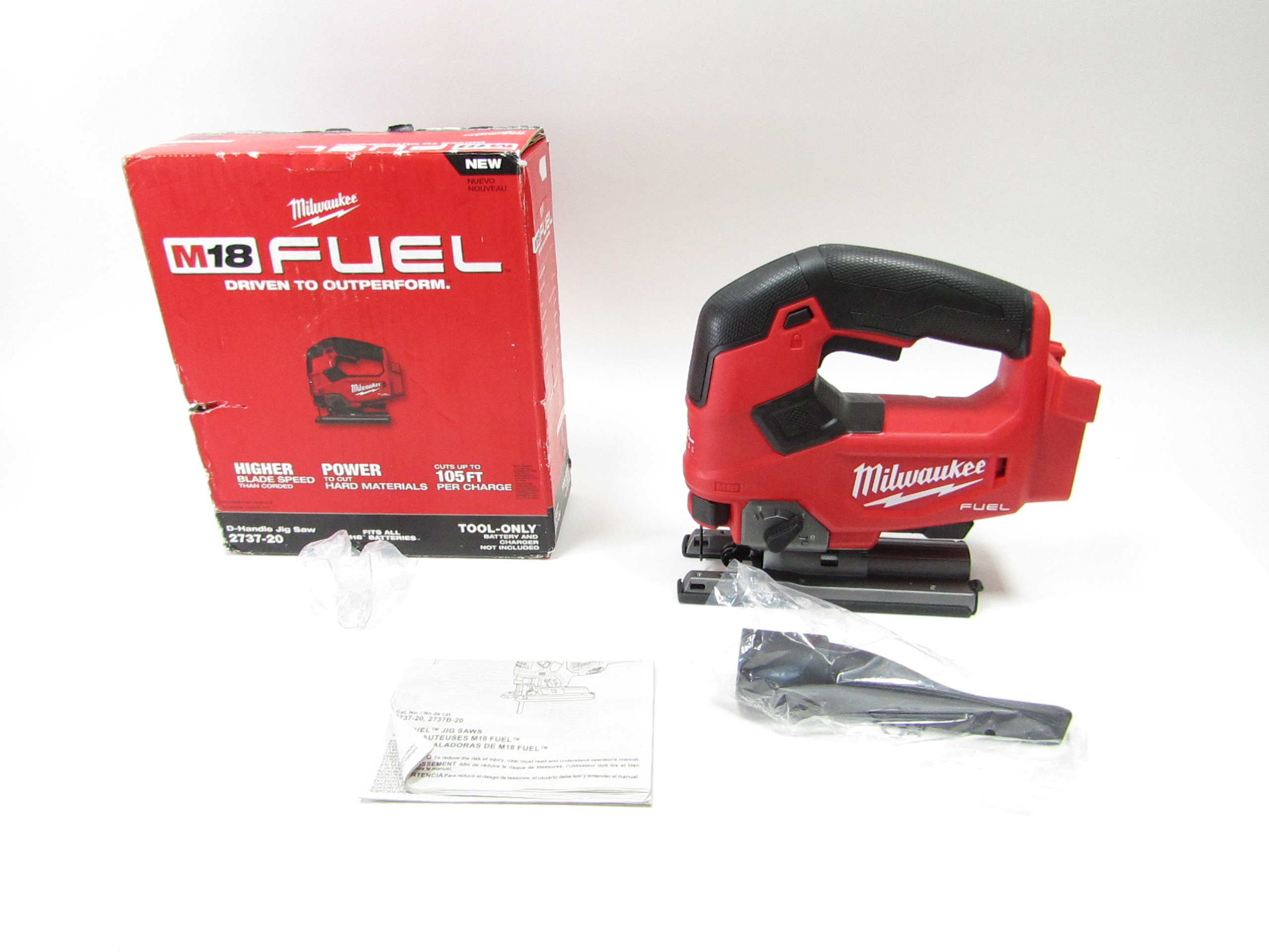 Milwaukee 2737-20 M18 FUEL Lithium-Ion Brushless Cordless Jig Saw 7690