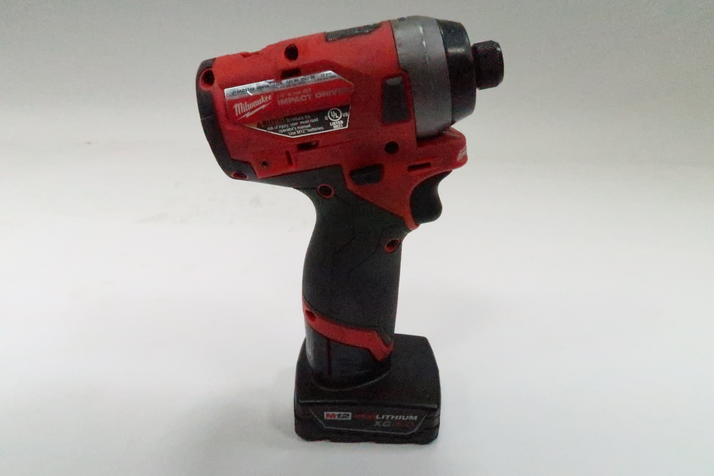 Milwaukee 2553-20 M12 FUEL 12V Brushless Cordless 1/4" Hex Impact ...