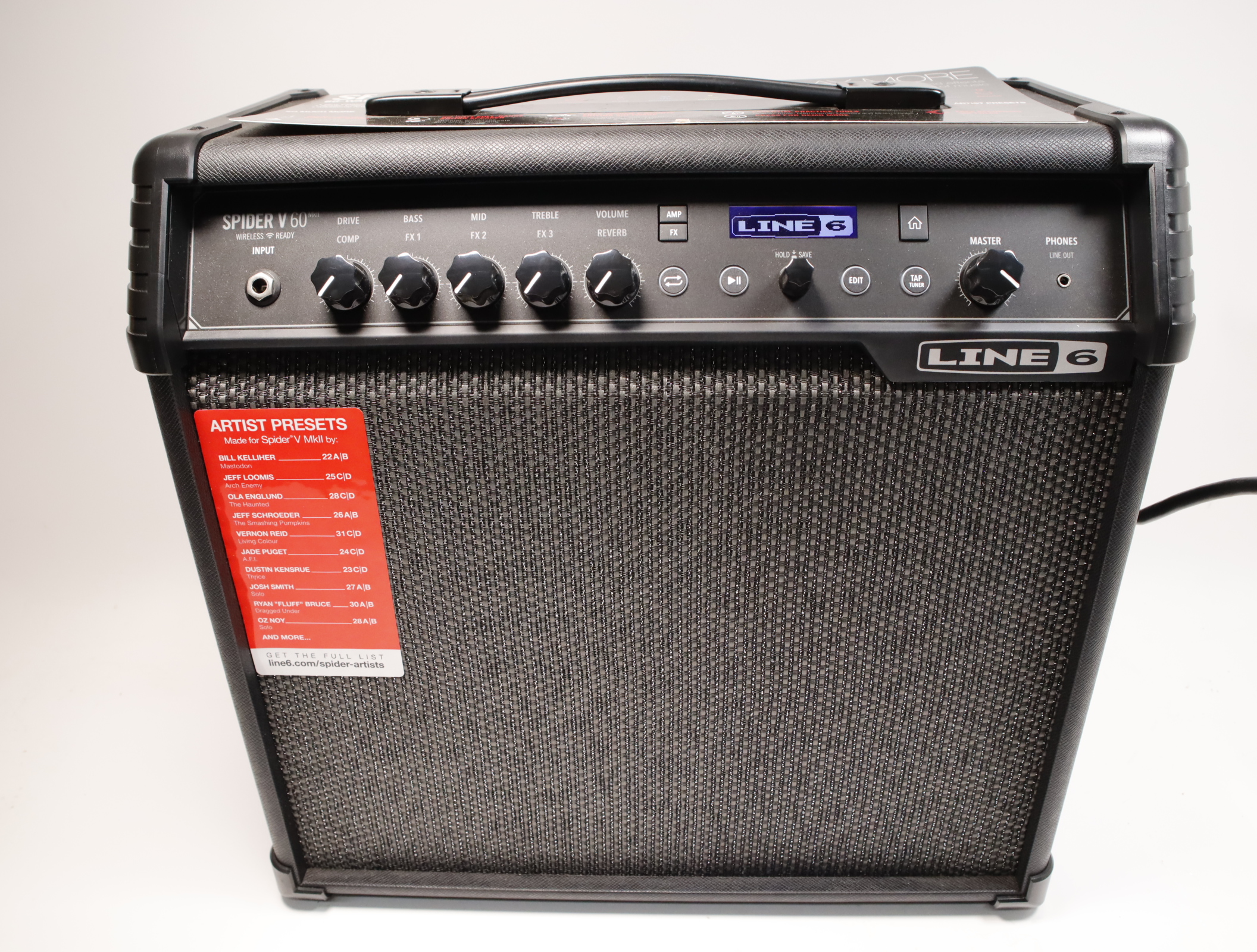 Line 6 Spider V 60 Mk II 1x10" 60 Watt Modeling Combo Amp