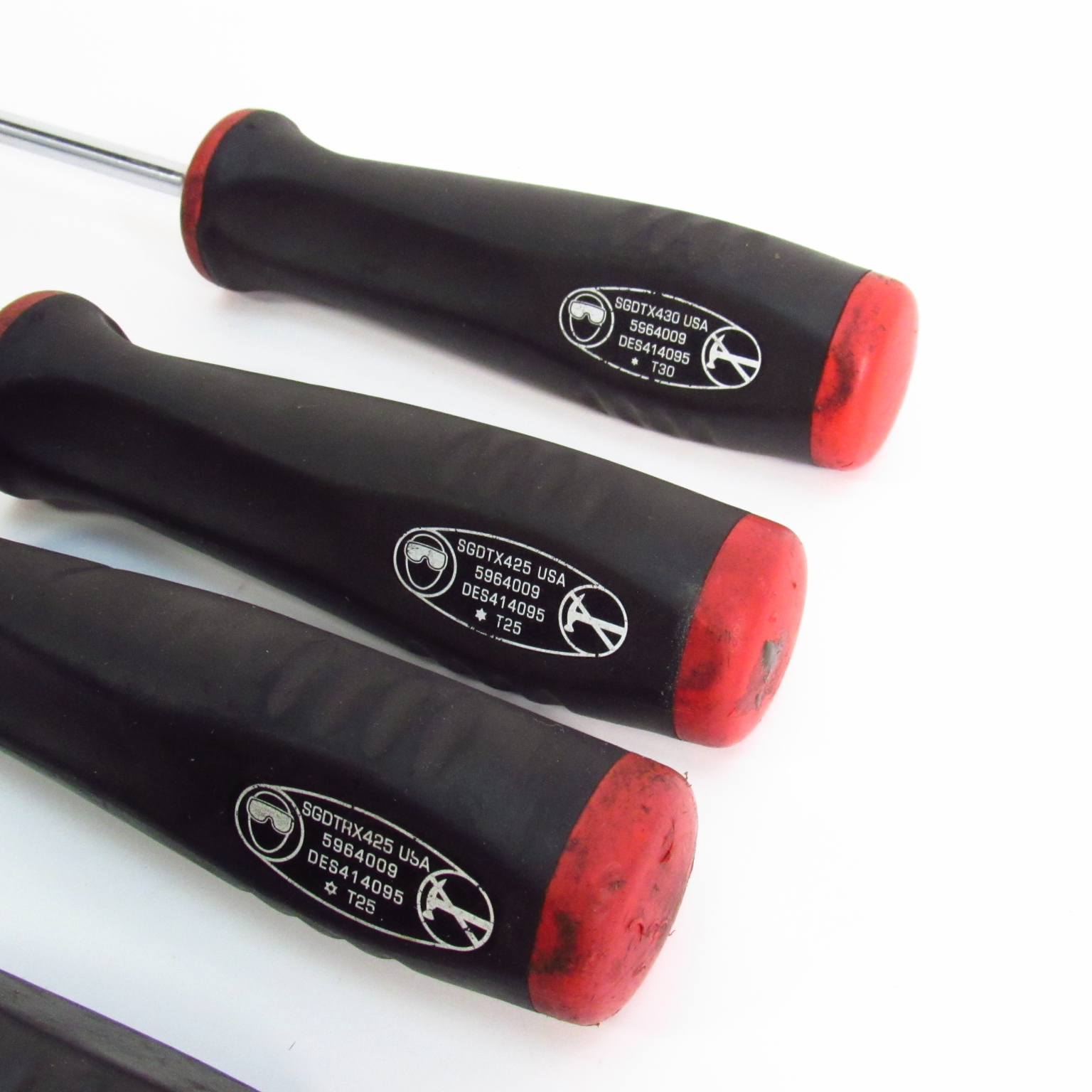 Snap-on Tools SGDTX/SGDTRX Series 6-Piece Torx Screwdriver Set - Red