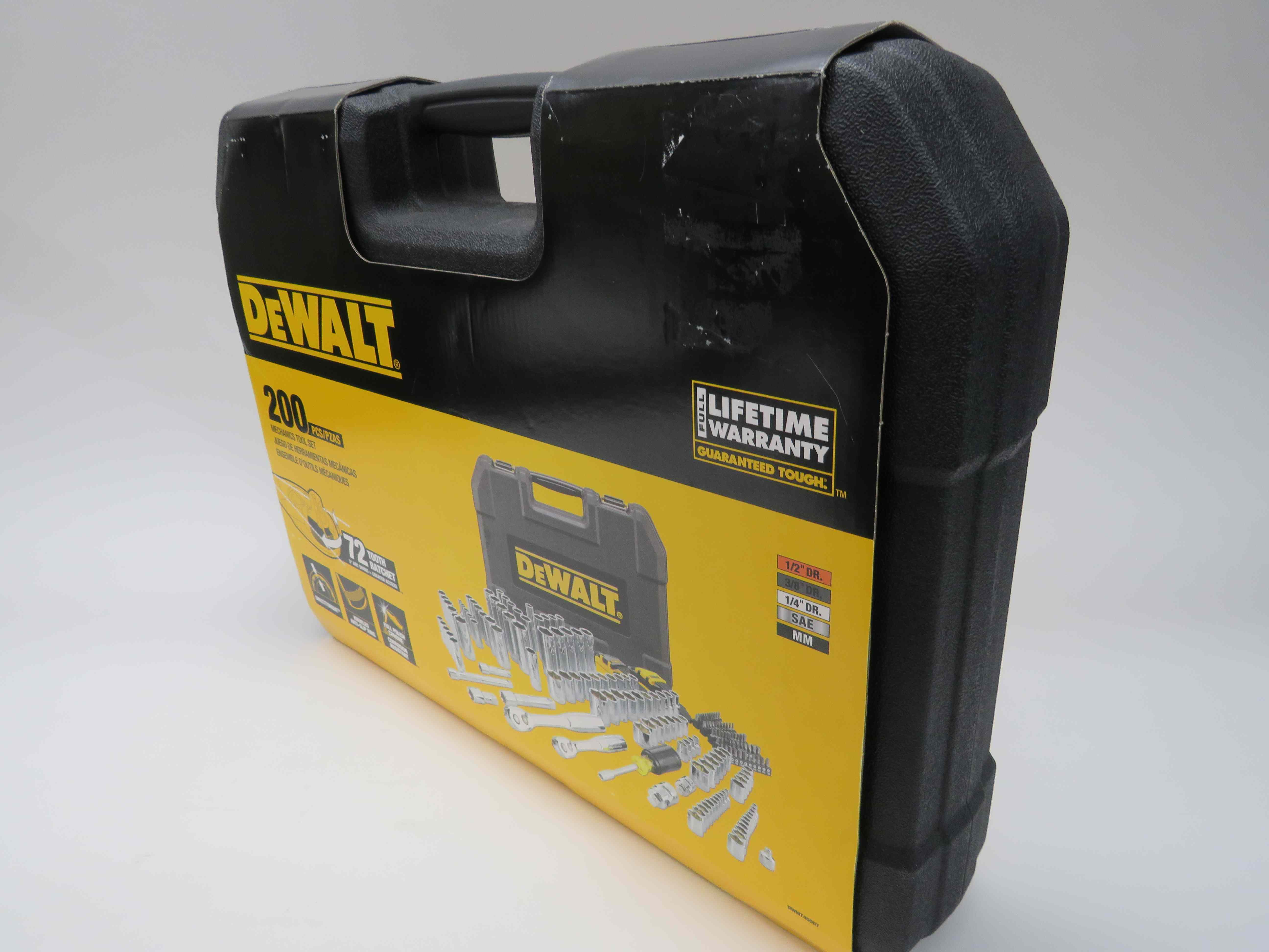 DeWalt 200 Piece Mechanics Tool Set DWMT45007 7711