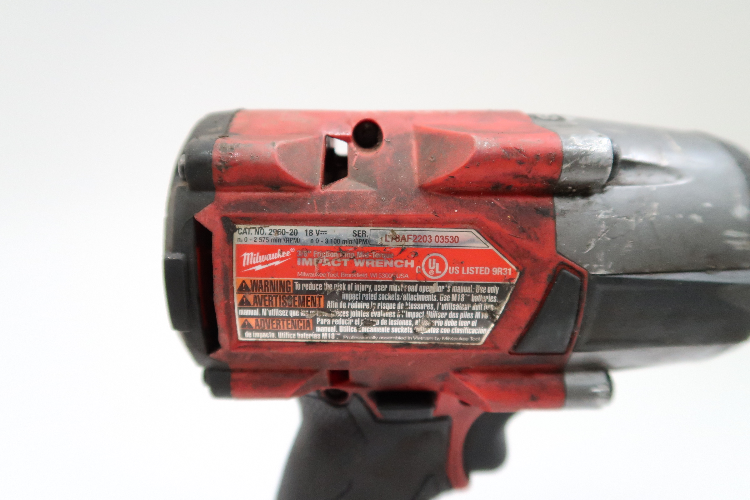Milwaukee 2960-20 GEN-2 18V Mid Torque Brushless Cordless 3/8" Impact ...