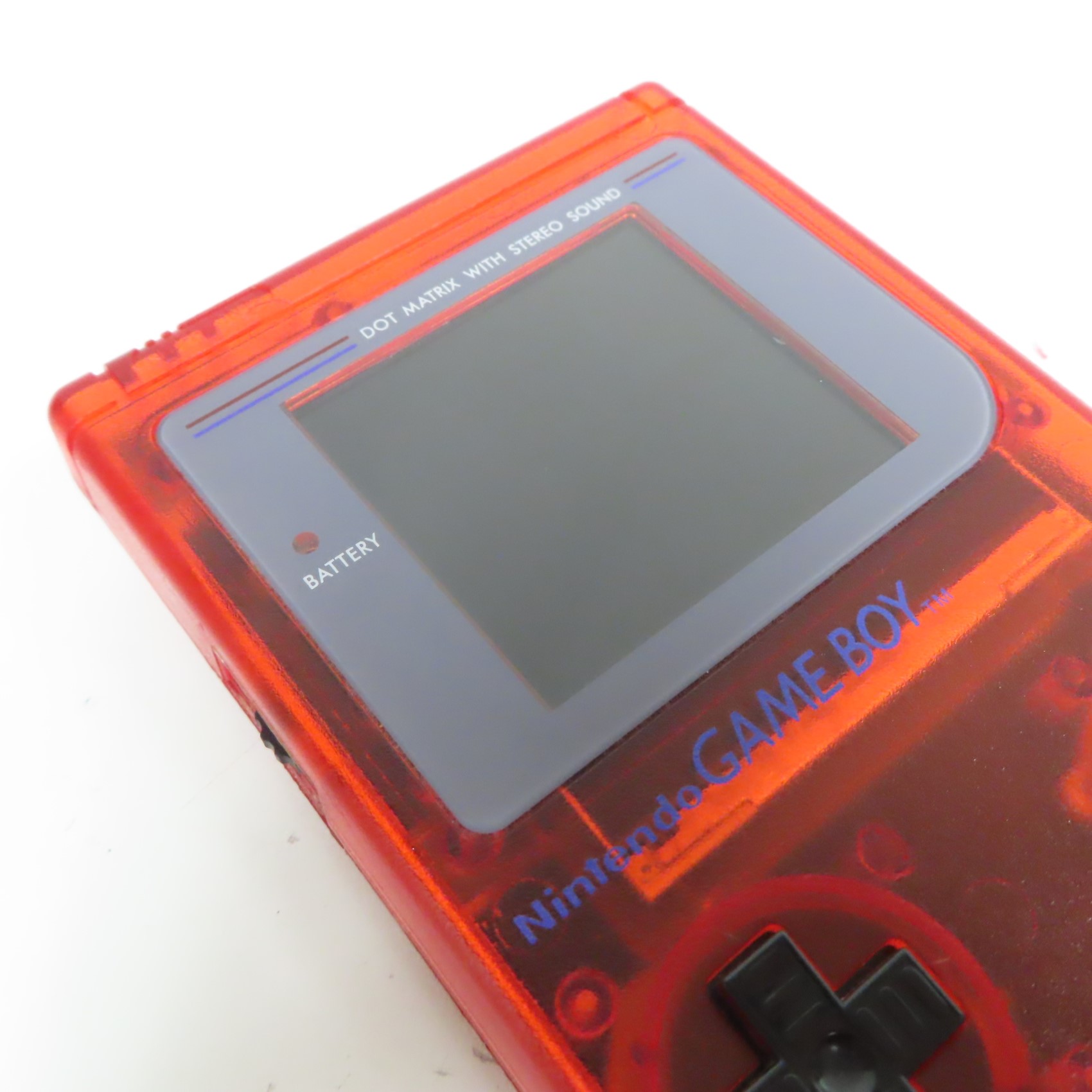 Nintendo DMG-01 Game Boy Portable Game Console - Translucent Red