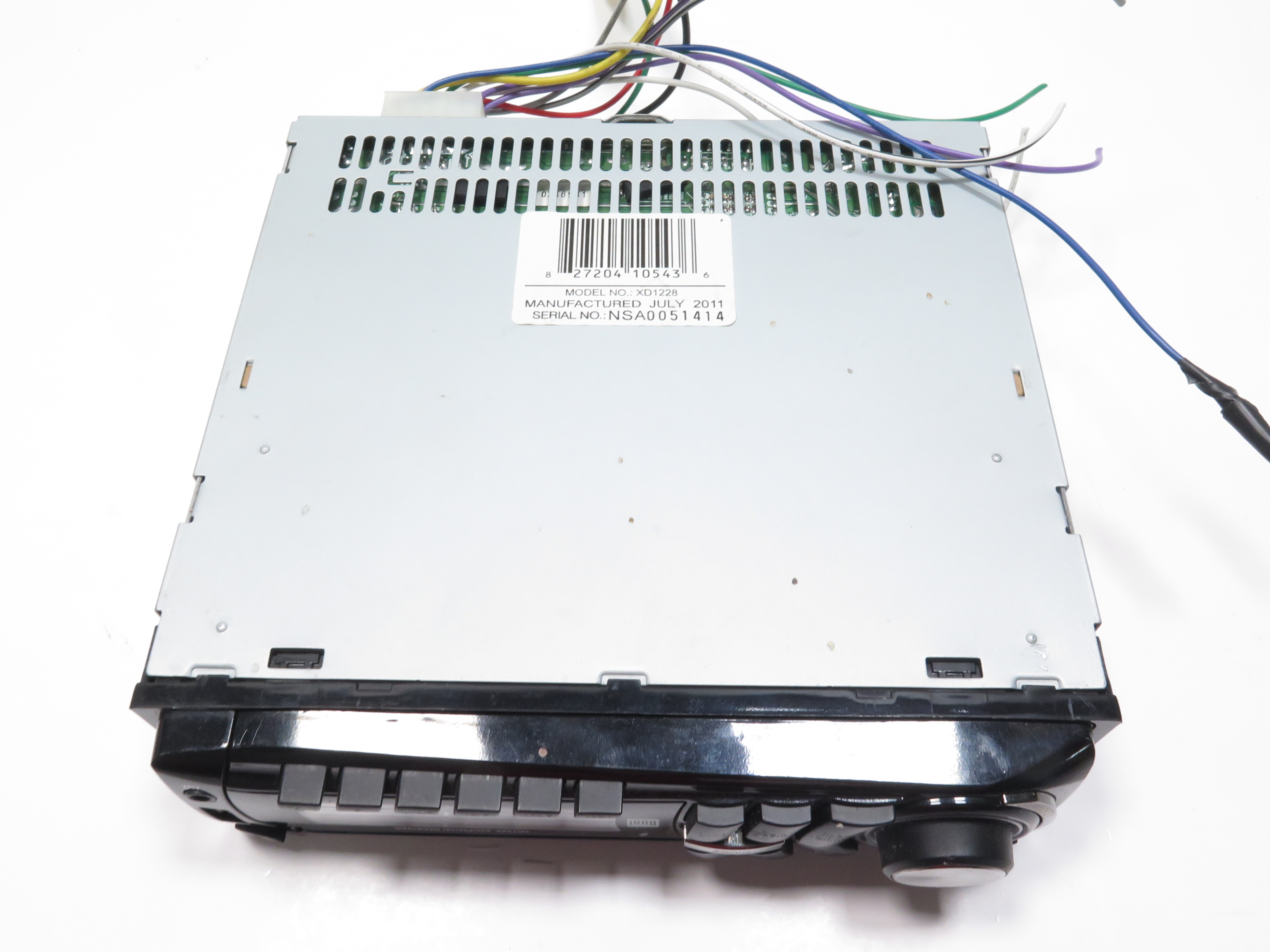 Dual XD1228 In-Dash Single DIN AM/FM/CD Car Stereo Receiver 7851