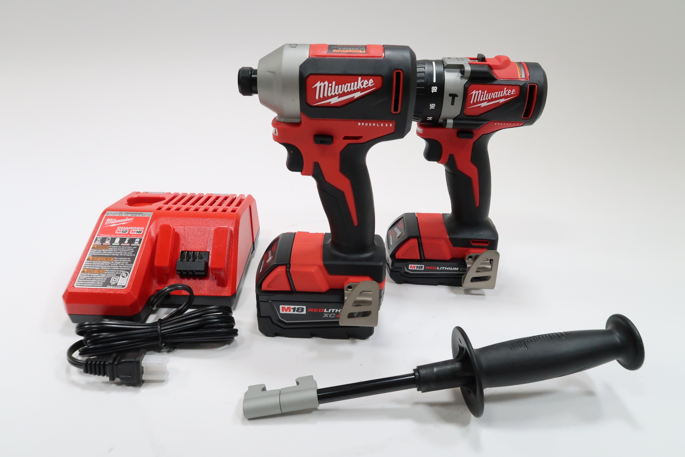 Milwaukee 2850-20 2902-20 18V Brushless Cordless Hammer Drill/Impact ...