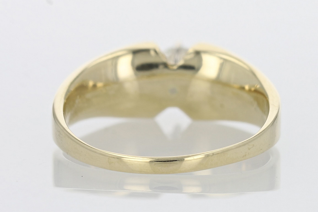 .40ct Round Cut Diamond Solitaire Engagement Ring 14k Yellow Gold Size 10.5