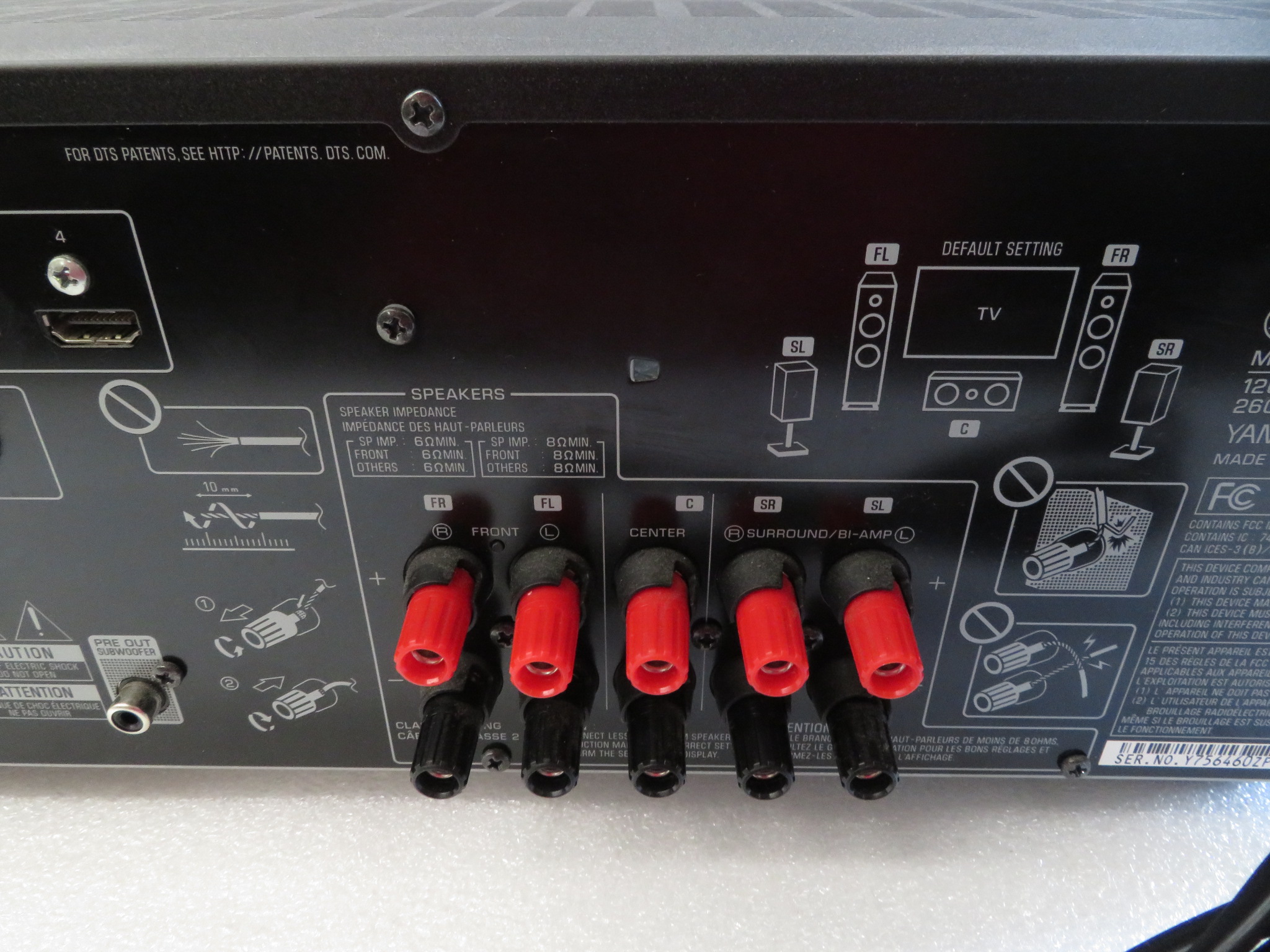 Yamaha RX-V385 5.1-Channel 4K Ultra HD AV Receiver