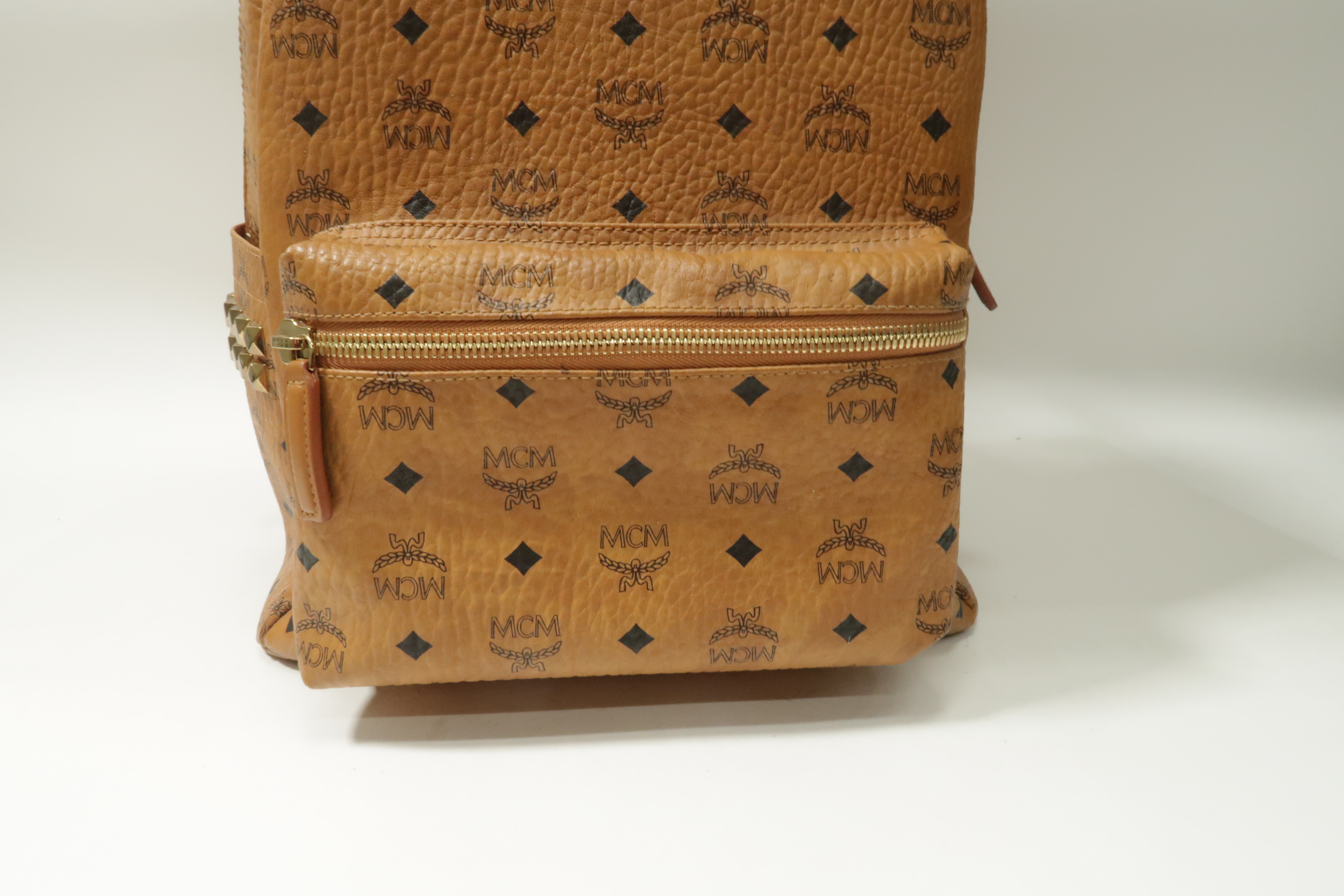 MCM Stark Side Stud Medium Backpack