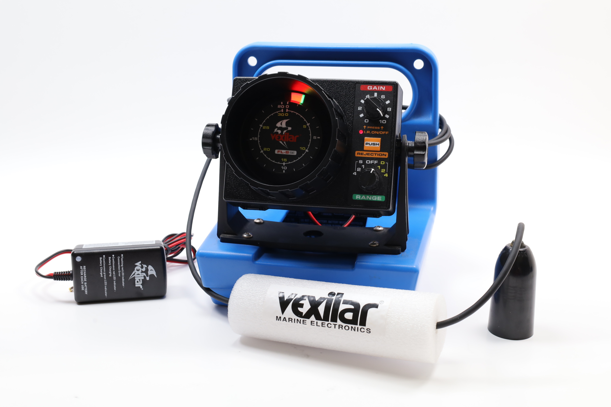 Vexilar FL-8SE GP0819 Genz Pack Ice Fishing Sonar Depthfinder