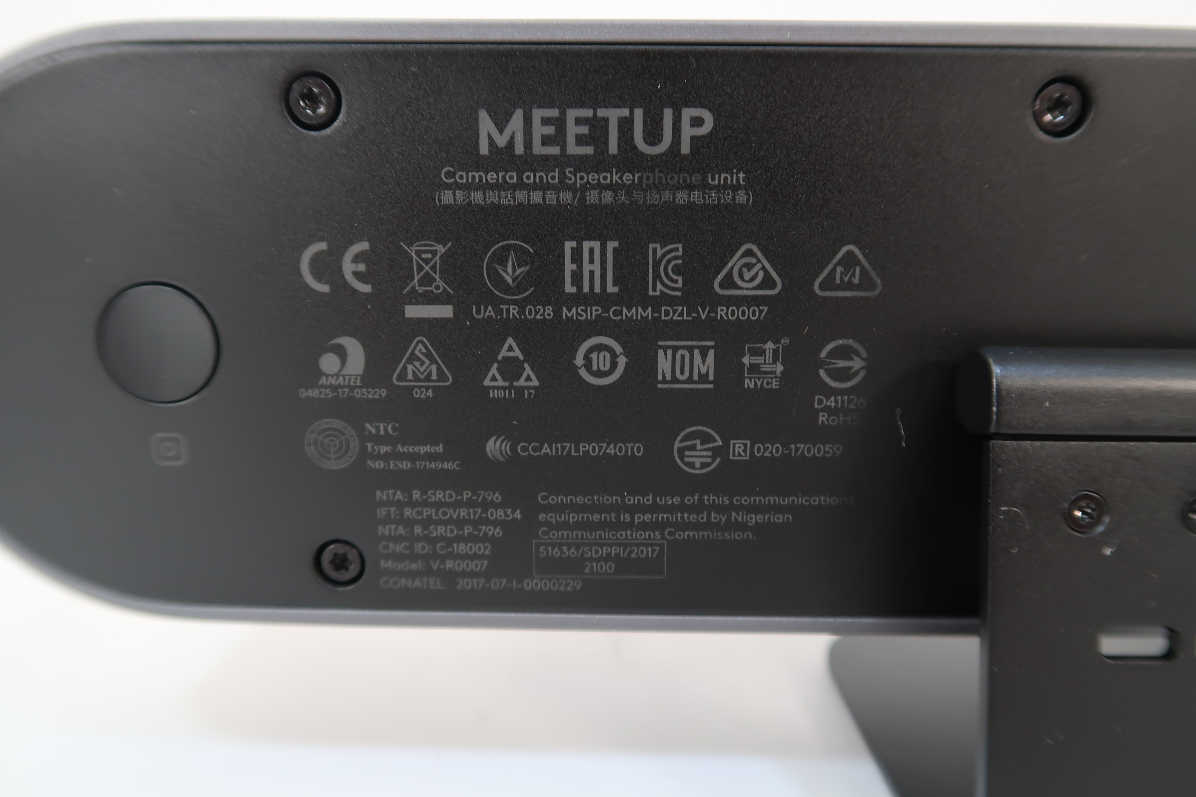 Logitech V-R0007 MeetUp All-In-One Video Conference Camera