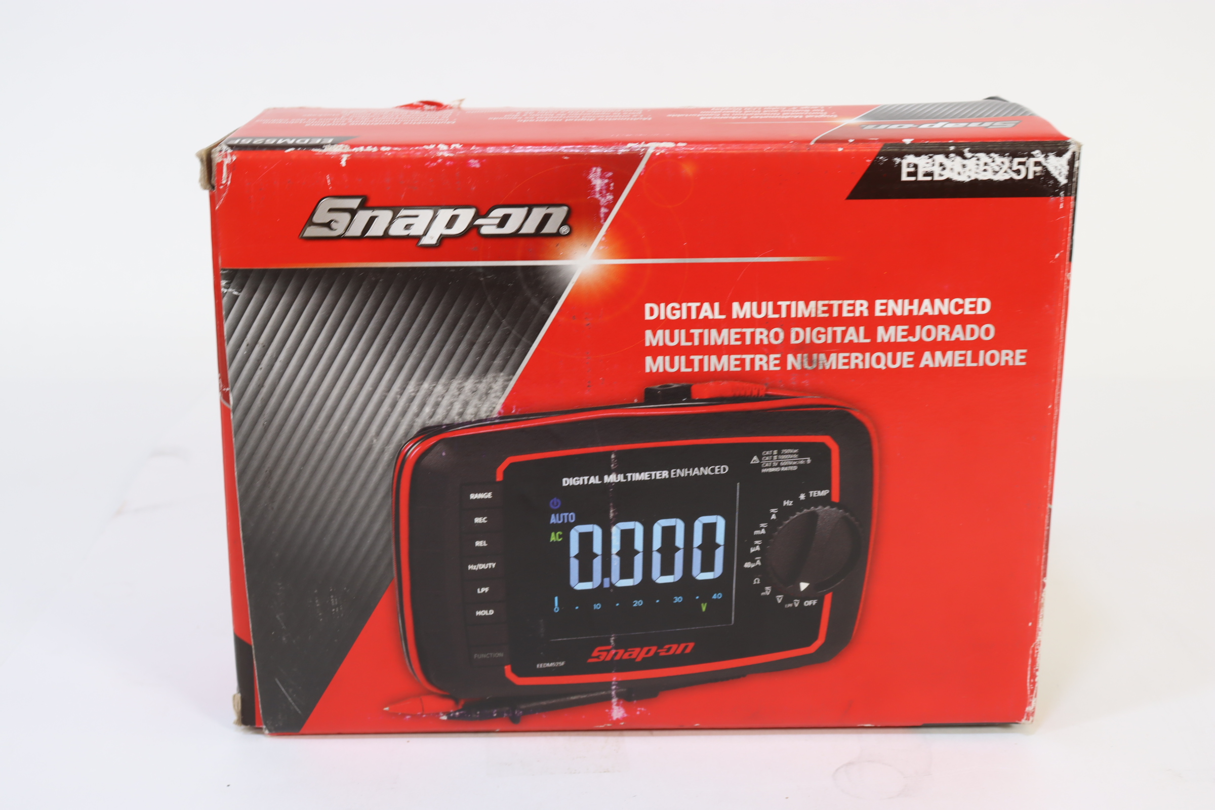 Snap-on Tools EEDM525F Enhanced TRMS-Color 4" Digital Multimeter