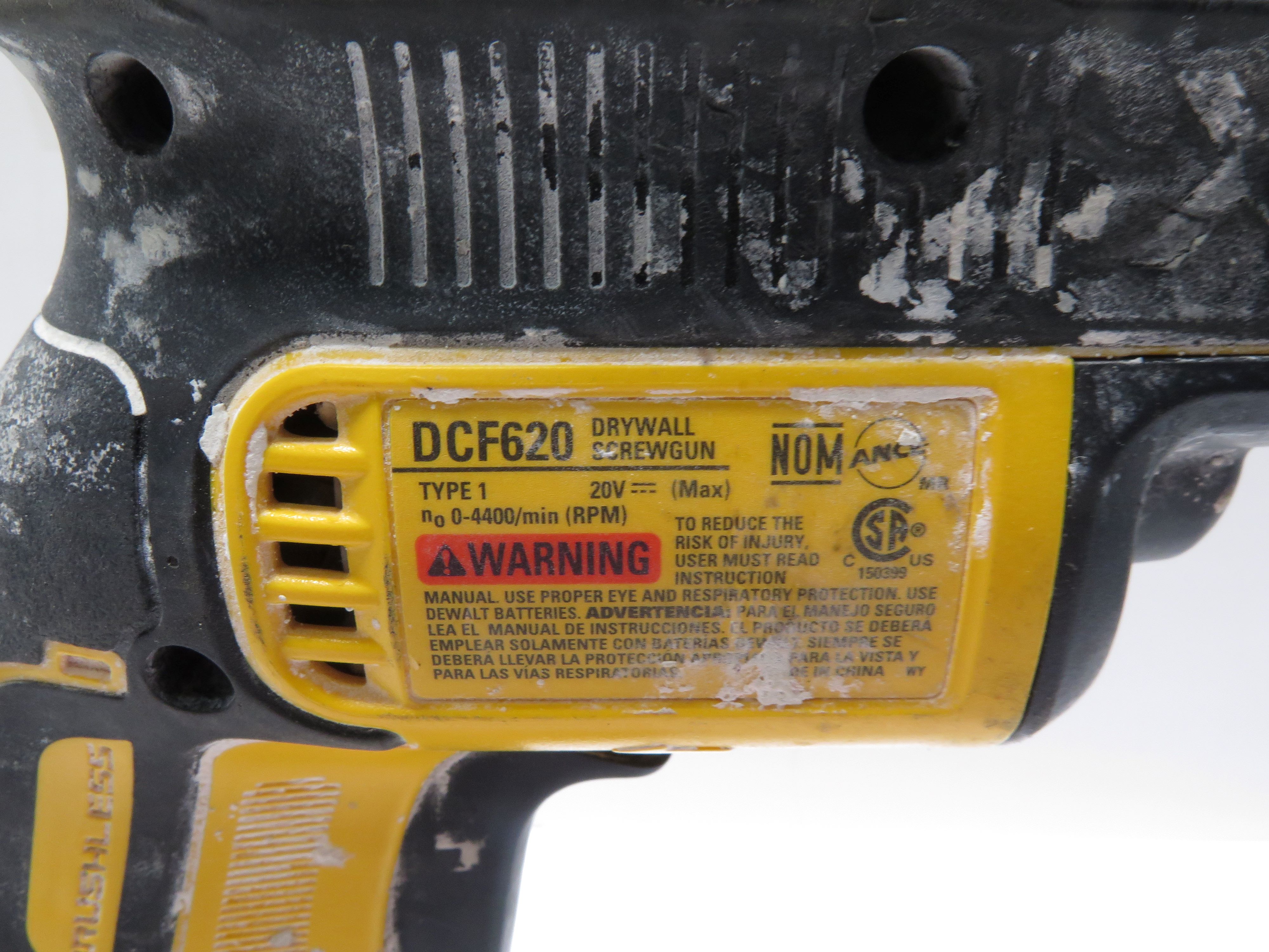 DeWalt DCF620 20V MAX XR Cordless Brushless Drywall Screw Gun 8843