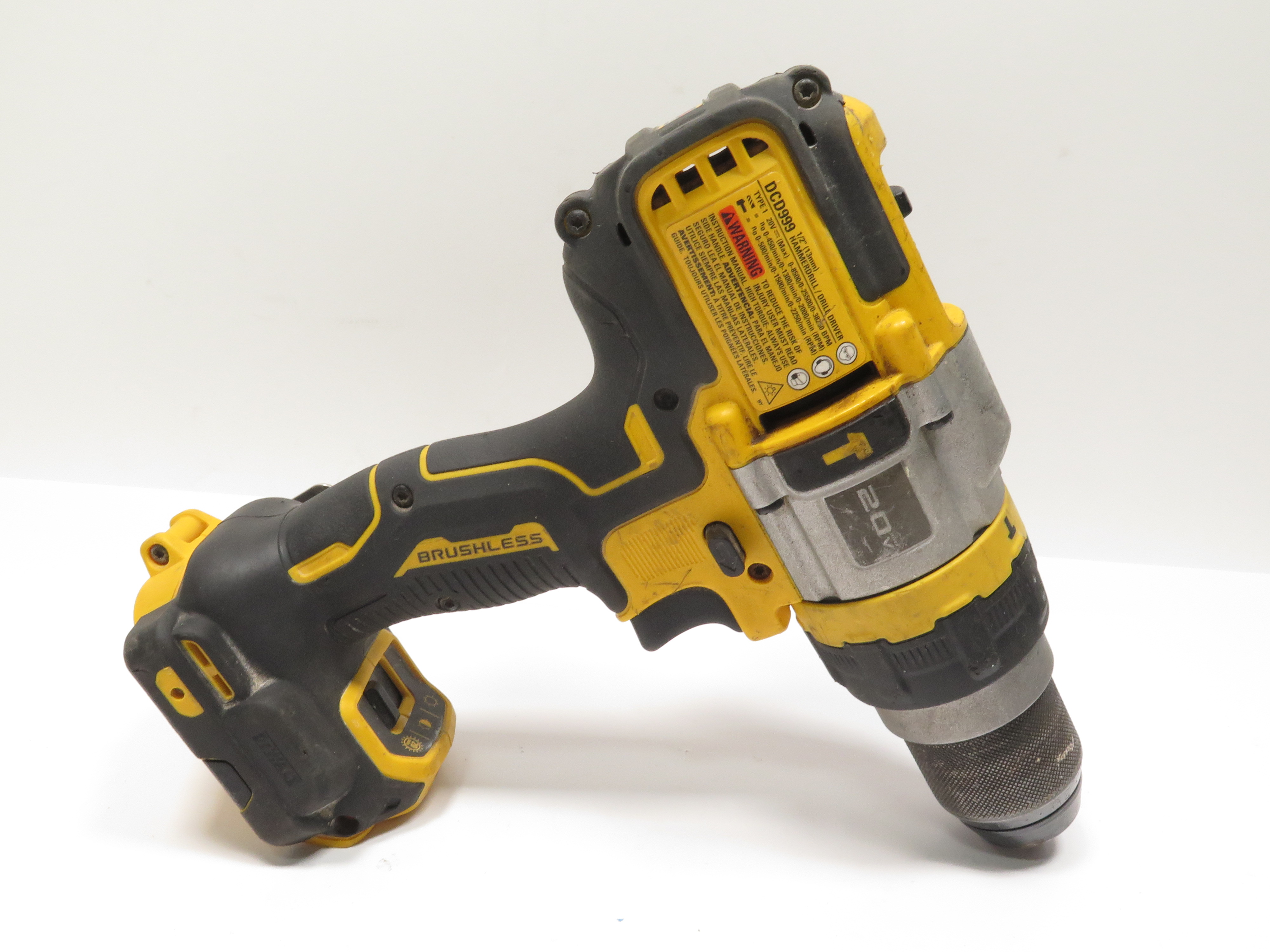 DeWalt DCD999 20-Volt MAX Brushless Cordless 1/2 in. Hammer Drill/Driver