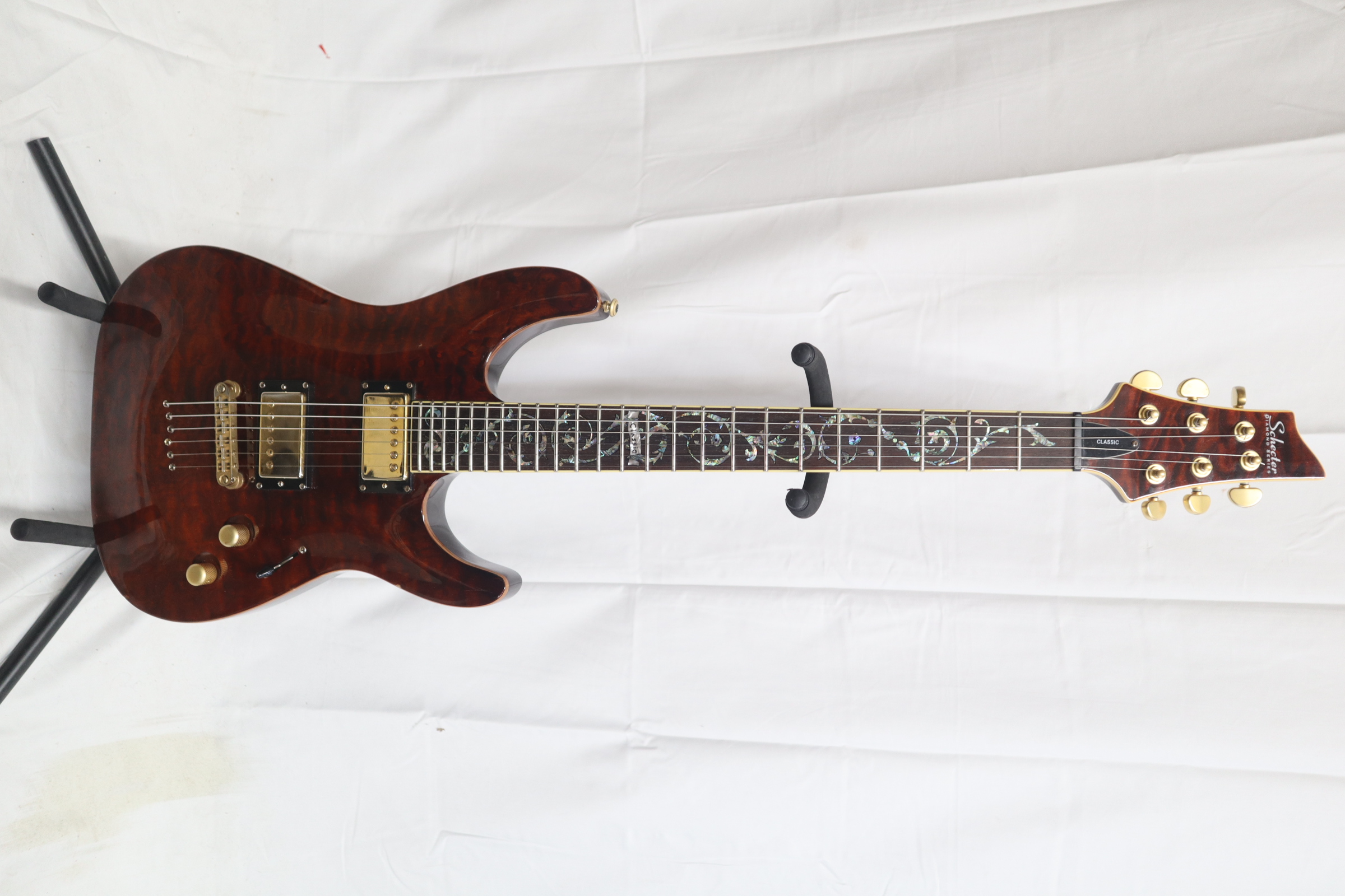 Schecter Diamond Series Classic C1 Antique Amber 6-String Electric ...