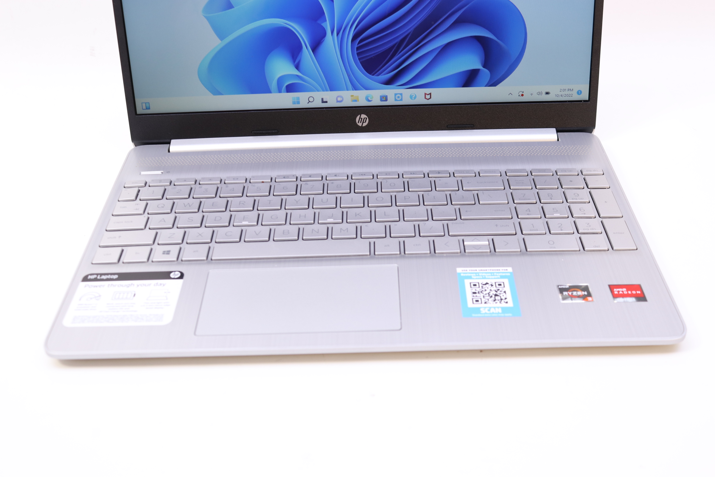 HP 15-EF1023DX Windows 11 Home AMD Ryzen 3 3250U 2.6GHz 8GB RAM 256GB ...