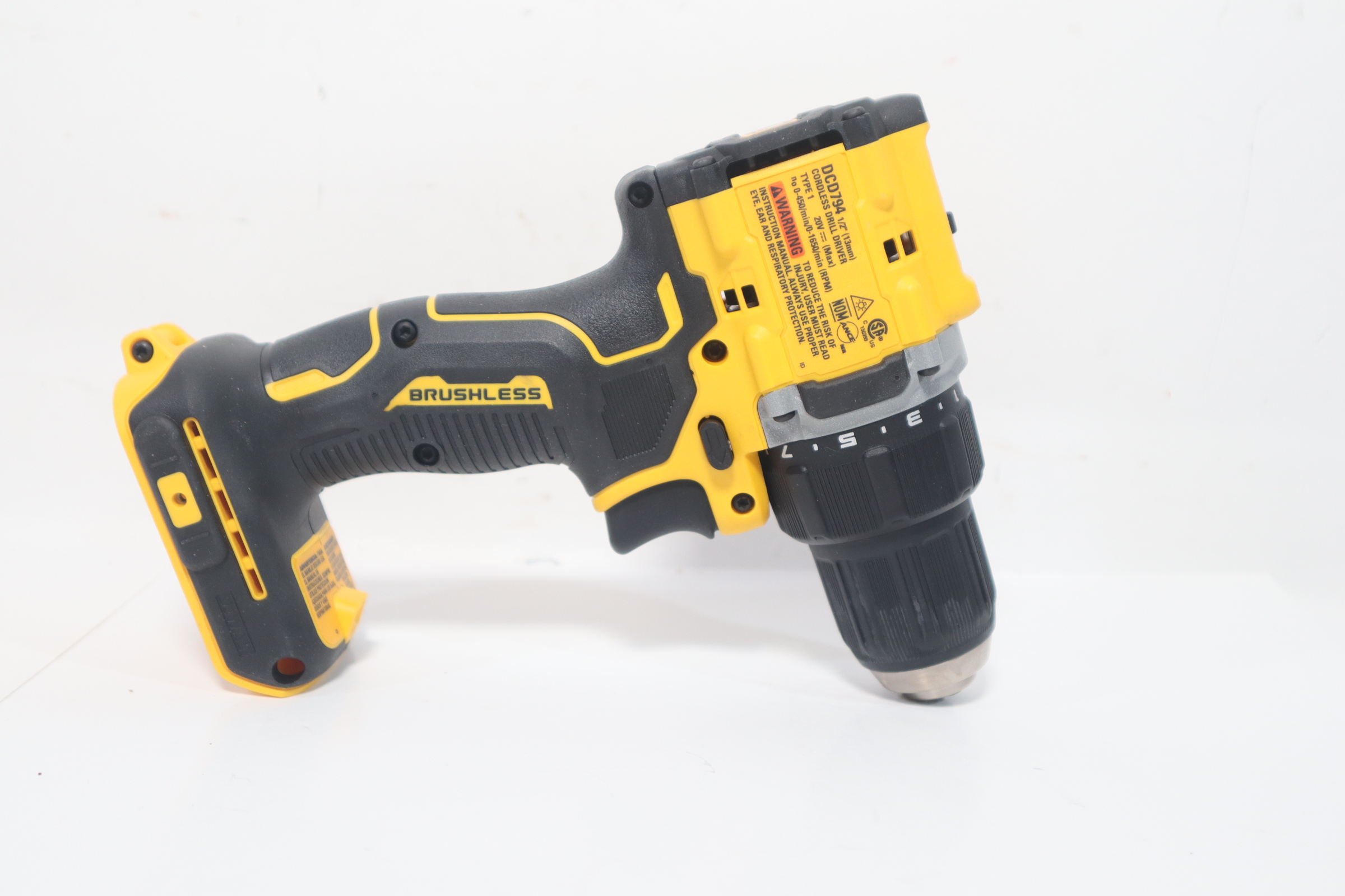 DeWalt DCD794 ATOMIC 20V MAX Brushless Cordless 1/2" Drill/Driver L6XN ...