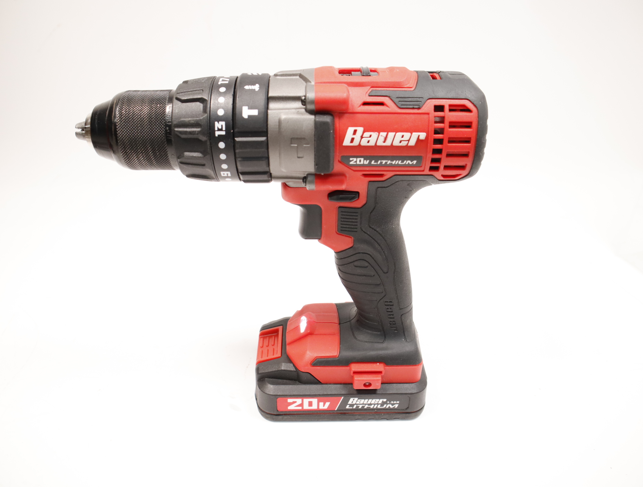 Bauer 1792C-B1 20V 1/2" Cordless Hammer Drill/Driver Kit