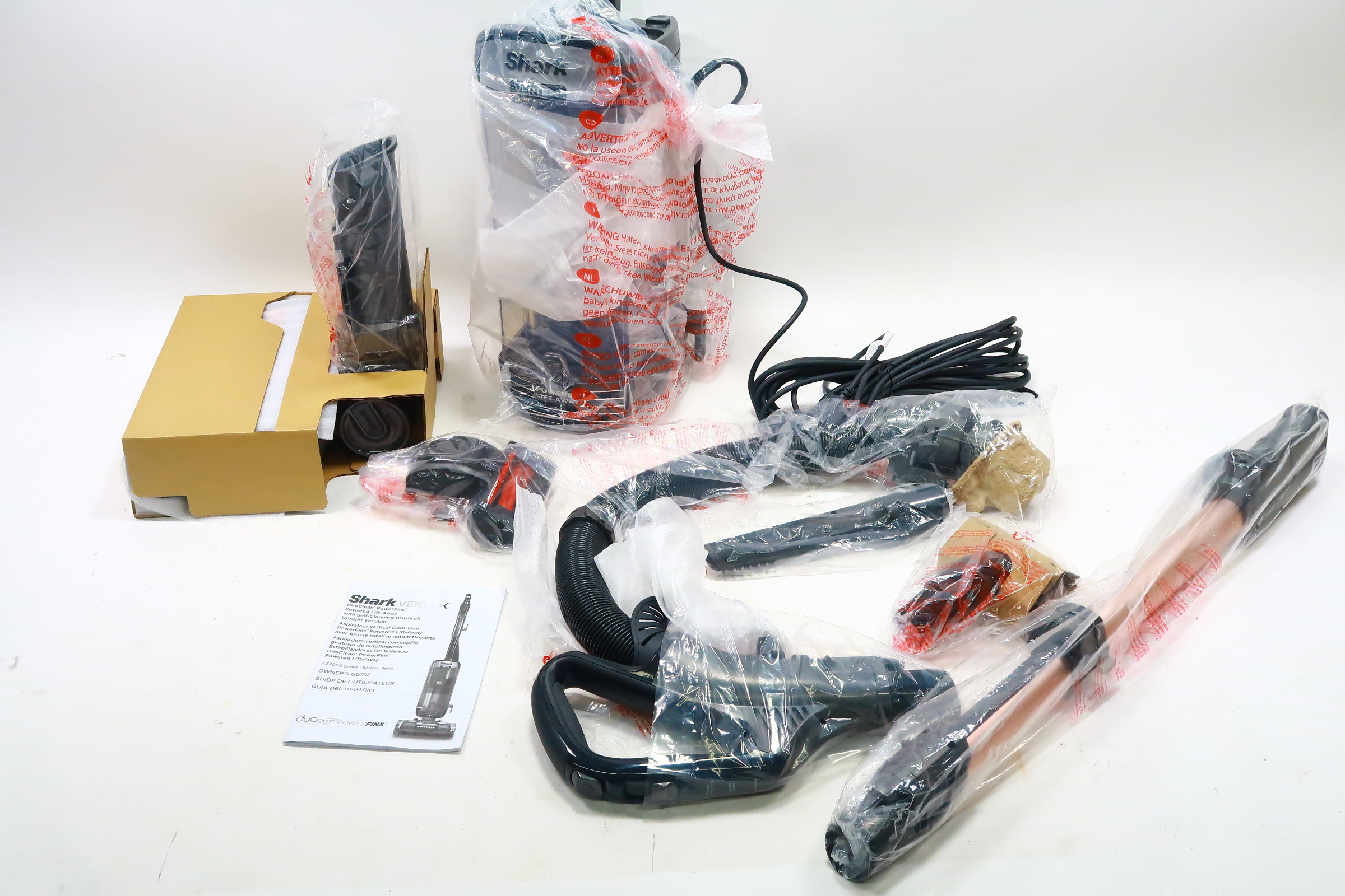 Shark AZ2002 Vertex DuoClean PowerFin Corded Upright Vacuum