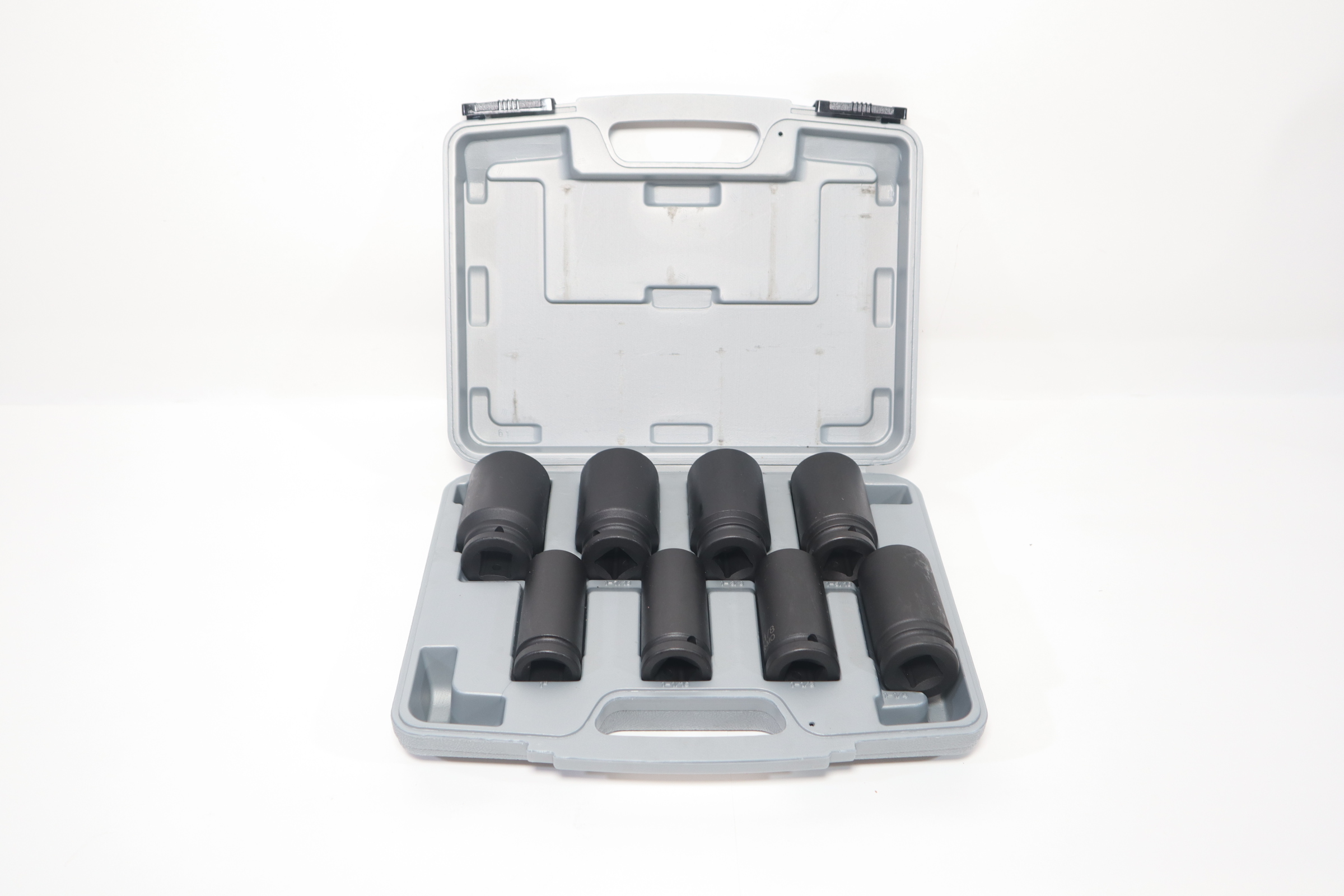 Klutch A01-008-0027 8-Piece 3/4" Drive SAE CR-MO Deep Impact Socket Set