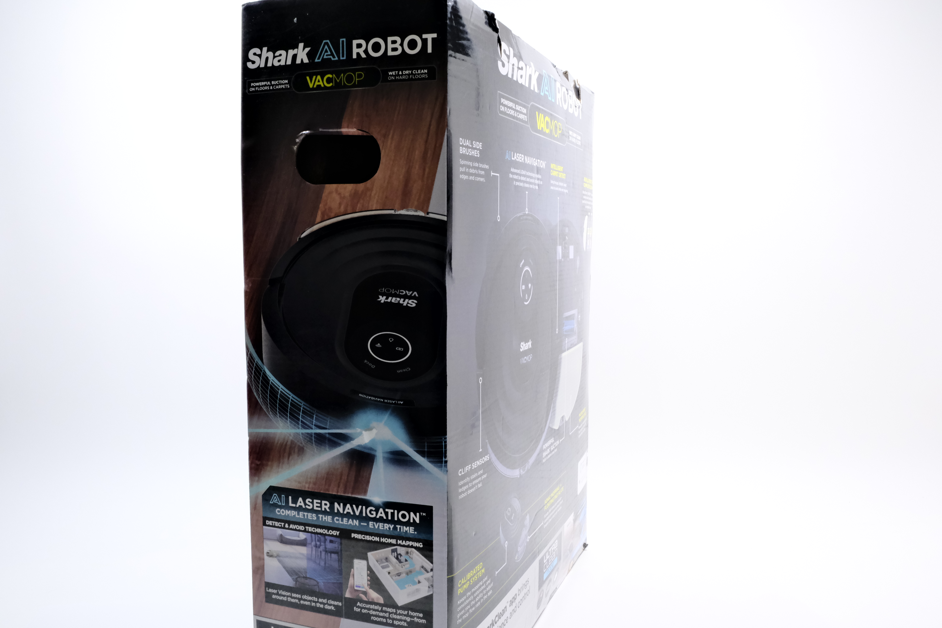 Shark AI Robot VacMop RV2000WD Wi-Fi Wet Dry Robotic Vacuum