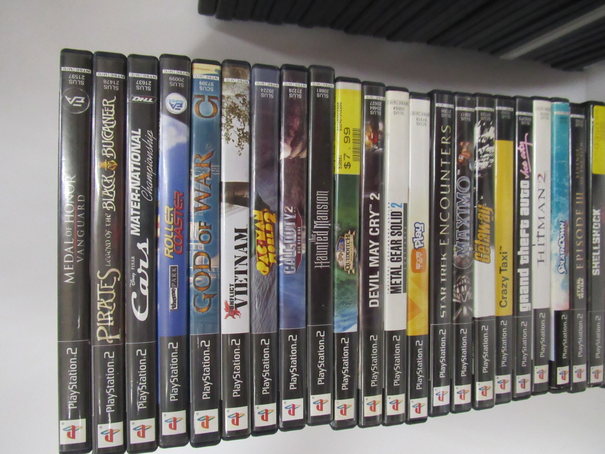 Sony PlayStation 2 SCPH-39001 Video Game Console 103 Game Discs Bundle