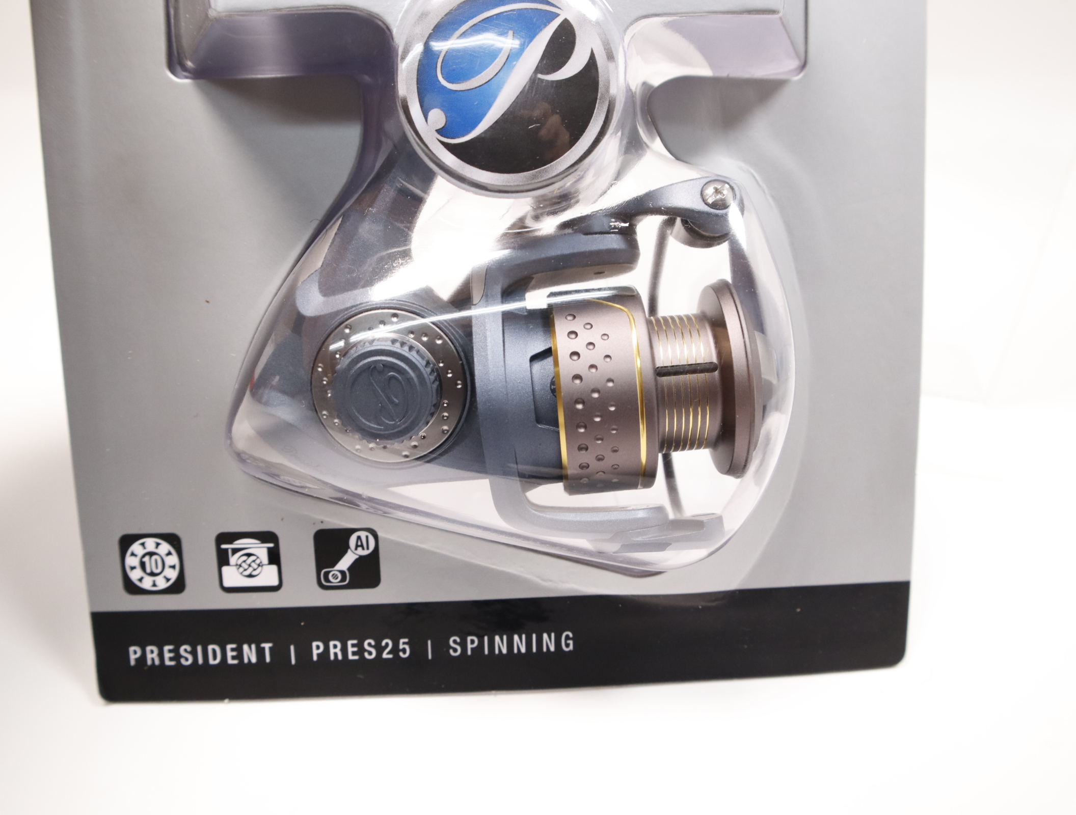 Pflueger President PRES25 Spinning Fishing Reel Right/Left Handed