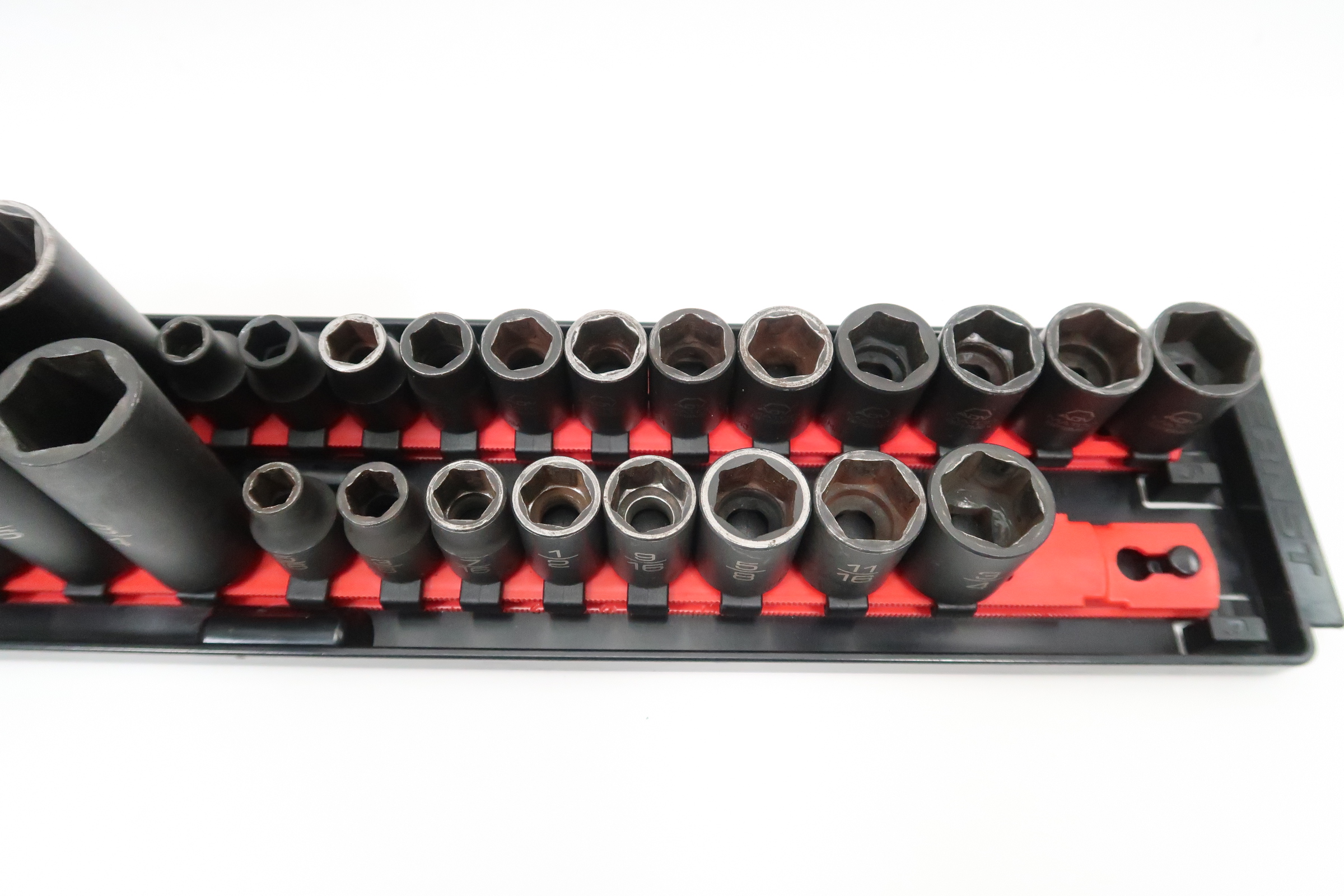Matco 39 Piece 3/8" Drive Metric + SAE Deep/Shallow Impact Socket Set