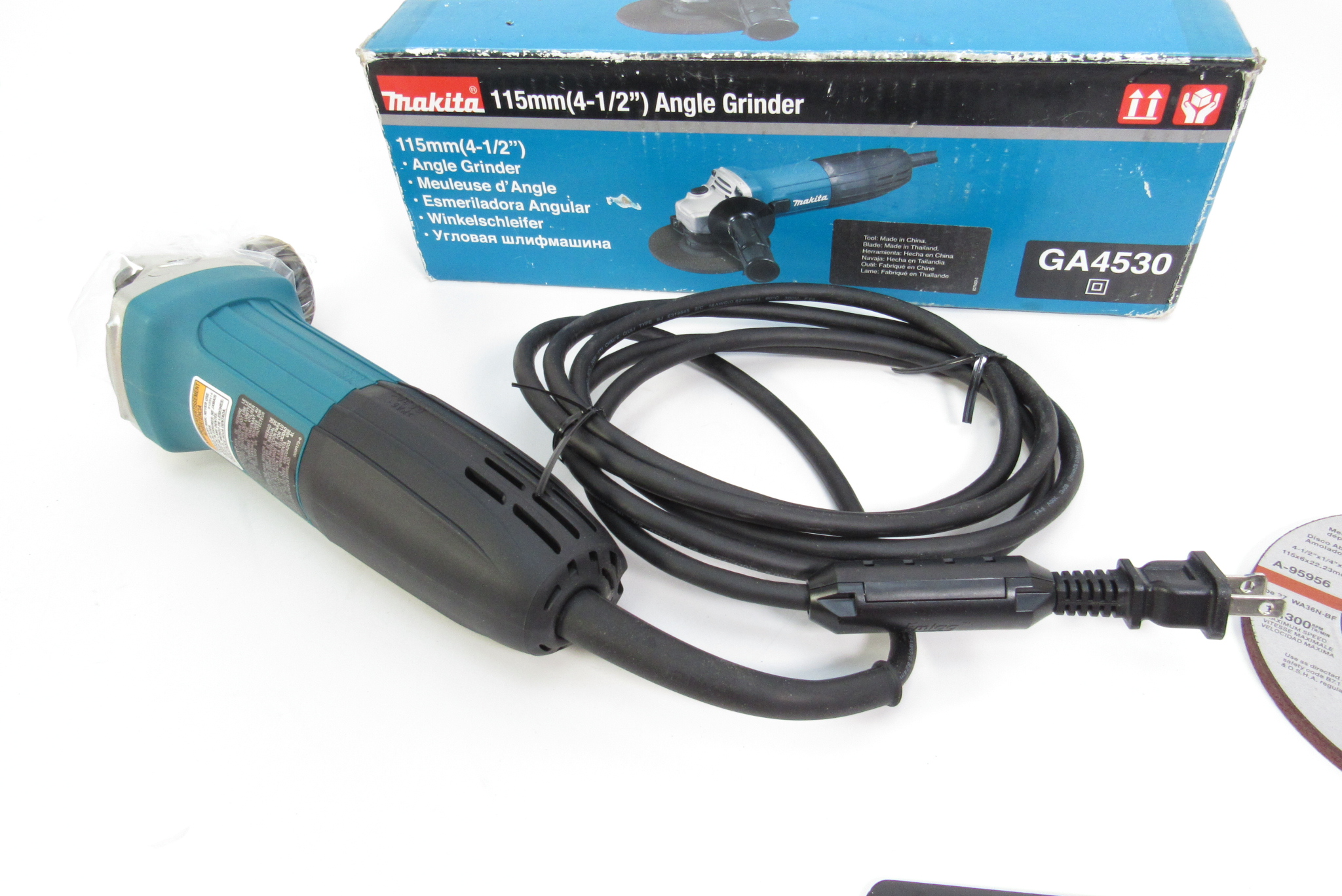 Makita GA4530 Corded 4-1/2'' Angle Grinder