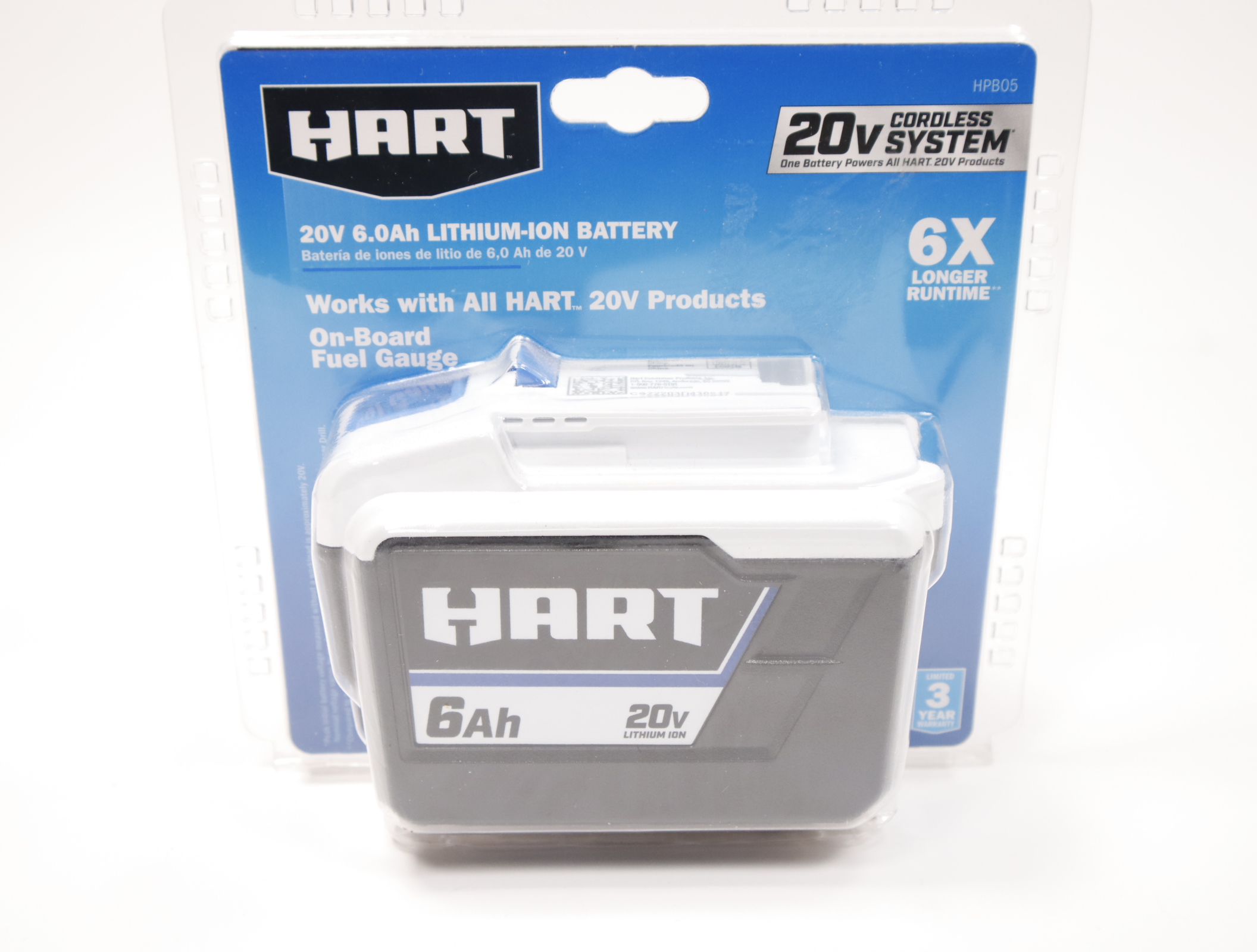Hart HPB05 20V 6.0Ah Lithium-Ion Tool Battery Pack