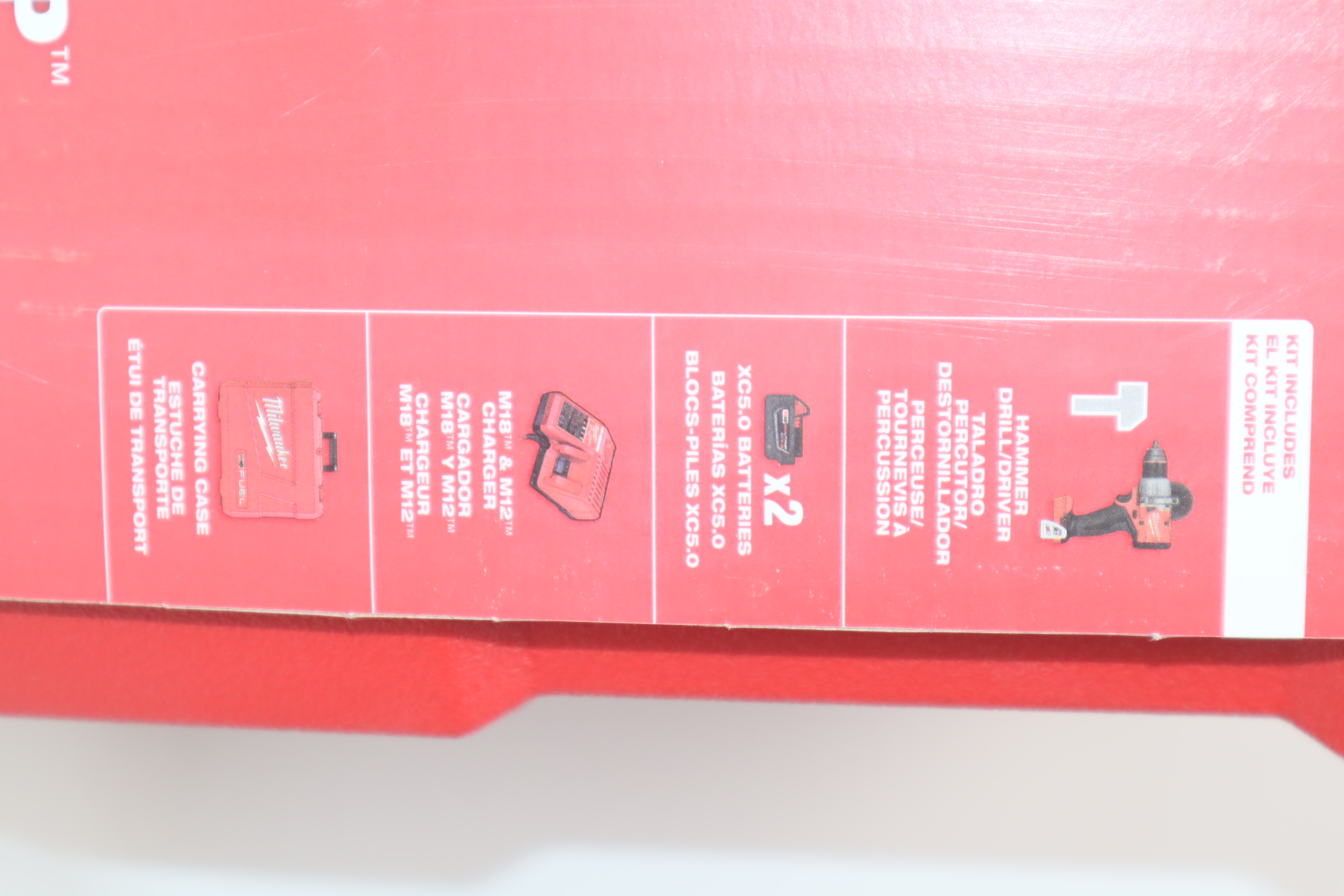 Milwaukee 2904-22 M18 FUEL 1/2" Hammer Drill/Driver Kit 1848