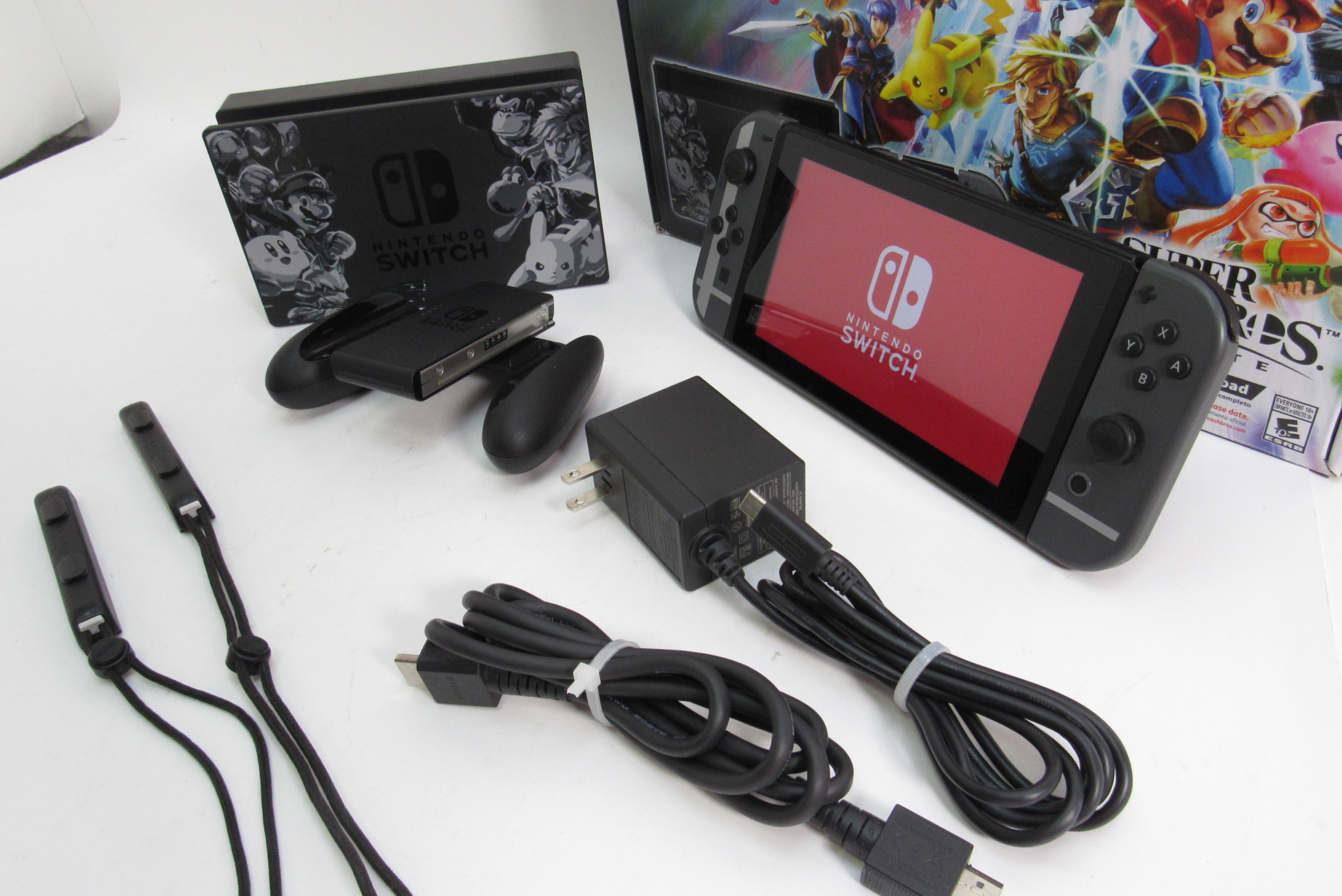 Nintendo Switch HAC-001 32GB Super Smash Bros Ultimate Edition Game Console