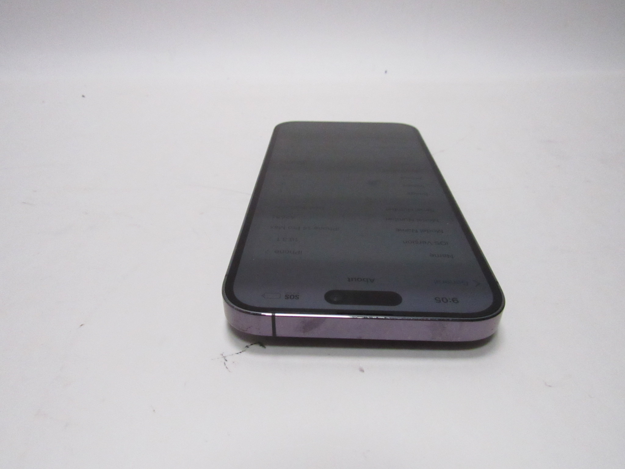 Apple iPhone 14 Pro Max MQ8R3LL/A A2651 128GB AT&T Deep Purple