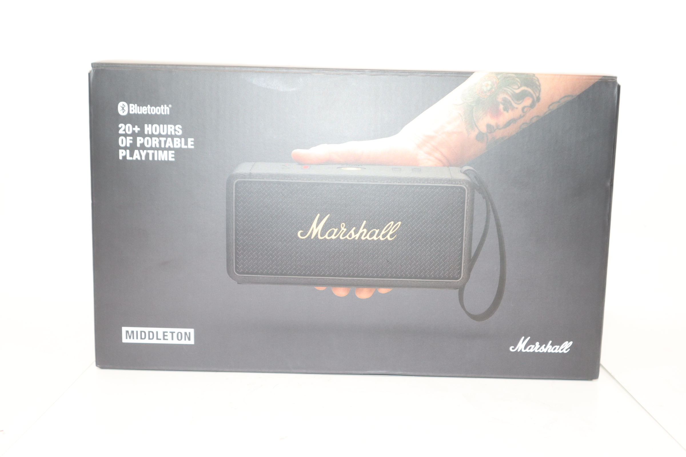 Marshall Middleton 1006034 Black & Brass Portable Bluetooth Speaker 8341