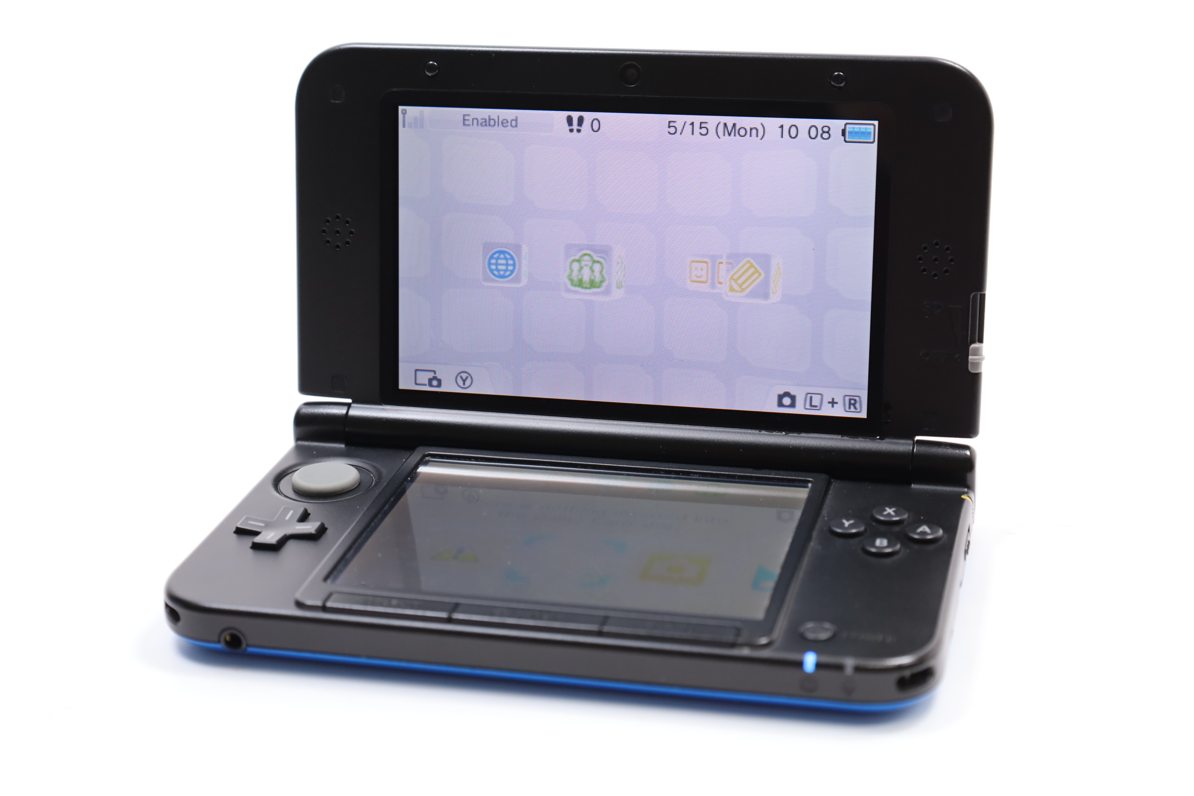 Nintendo 3DS XL SPR-001 3D Dual-Screen Handheld Game System - Blue