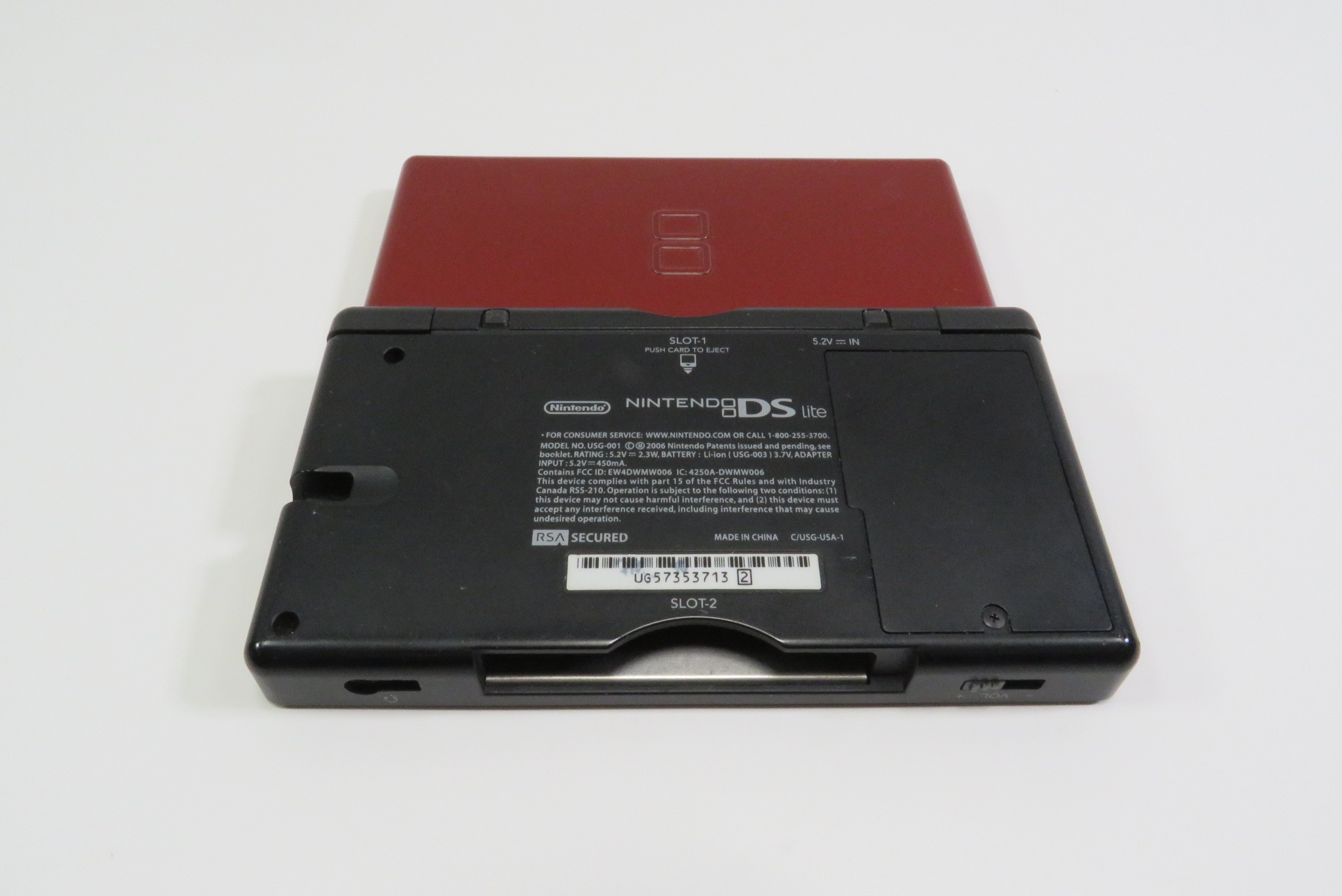 Nintendo DS Lite USG-001 Dual-Screen Touchscreen Handheld Video Game ...