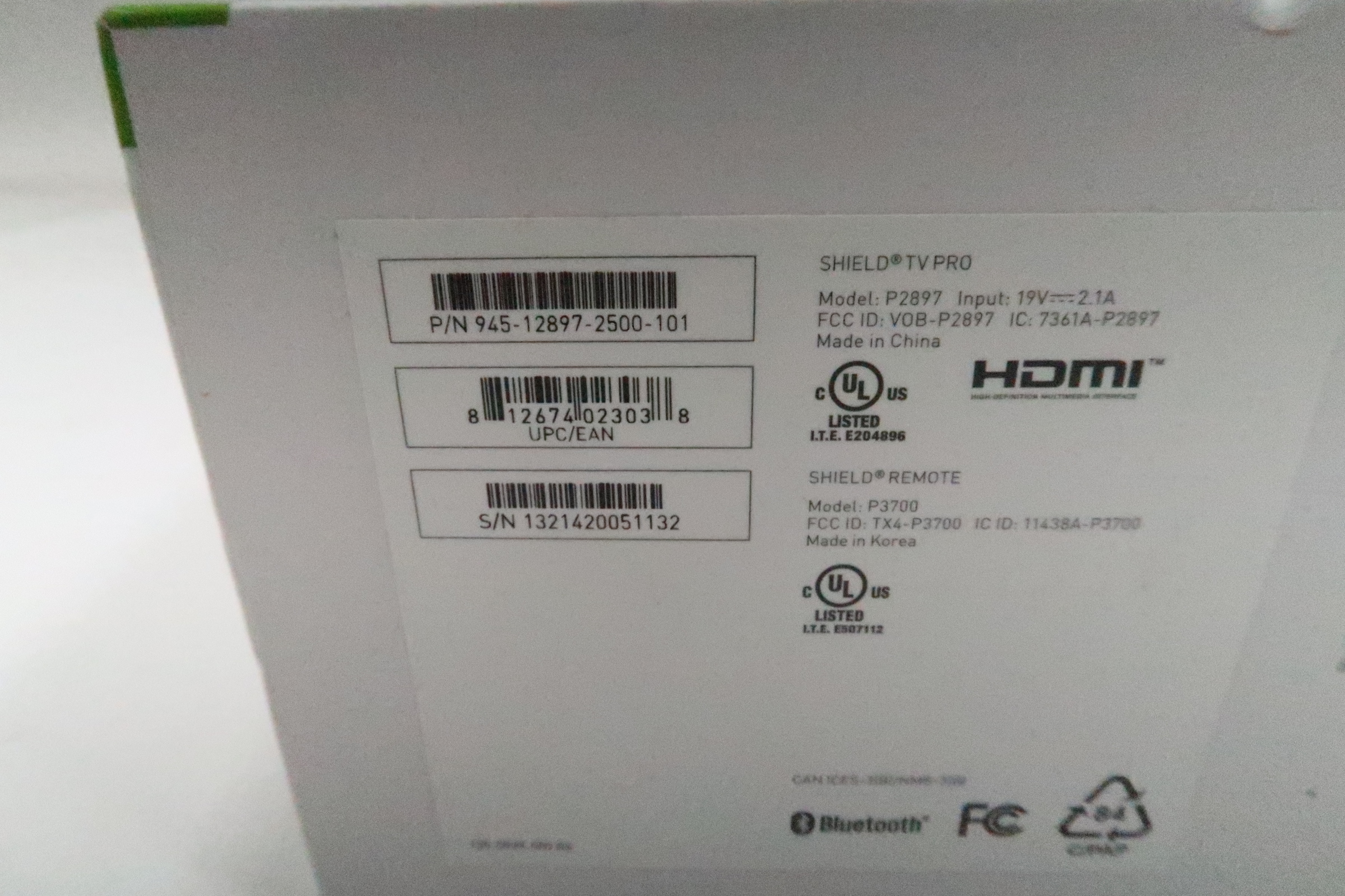 NVIDIA Shield TV Pro P2897 Streaming Media Player 0739