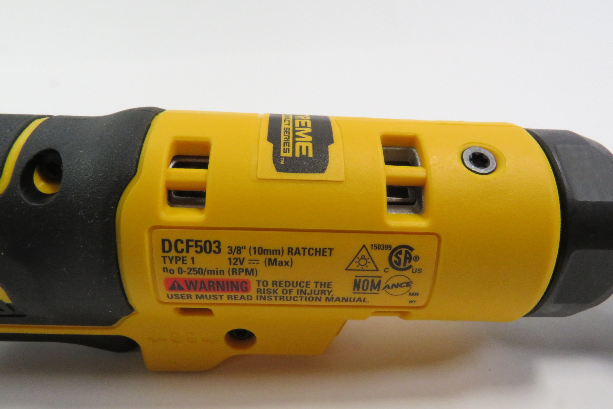 DeWalt DCF503 12V MAX Brushless 3/8" Cordless Ratchet