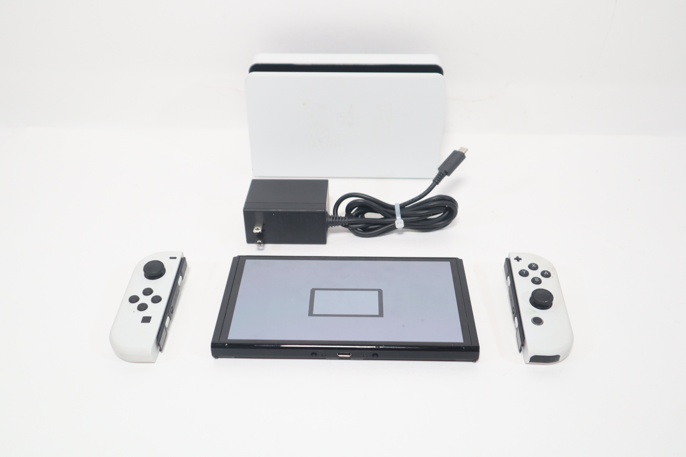 Nintendo Switch OLED HEG-001 7" White 64GB Handheld Home Video Game ...