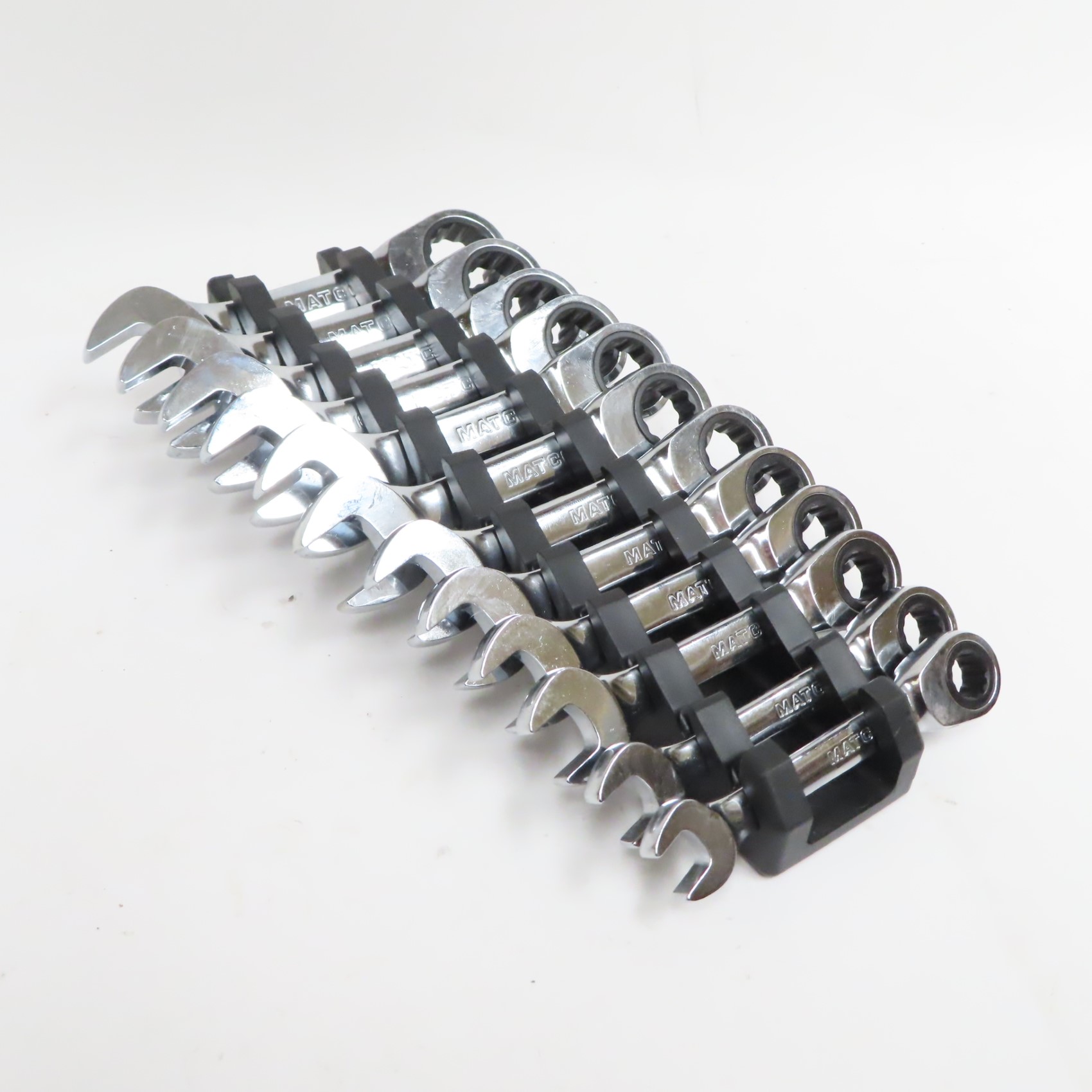Matco Tools S7GRCM12 12-Piece 72 Tooth Metric Combination Ratcheting ...