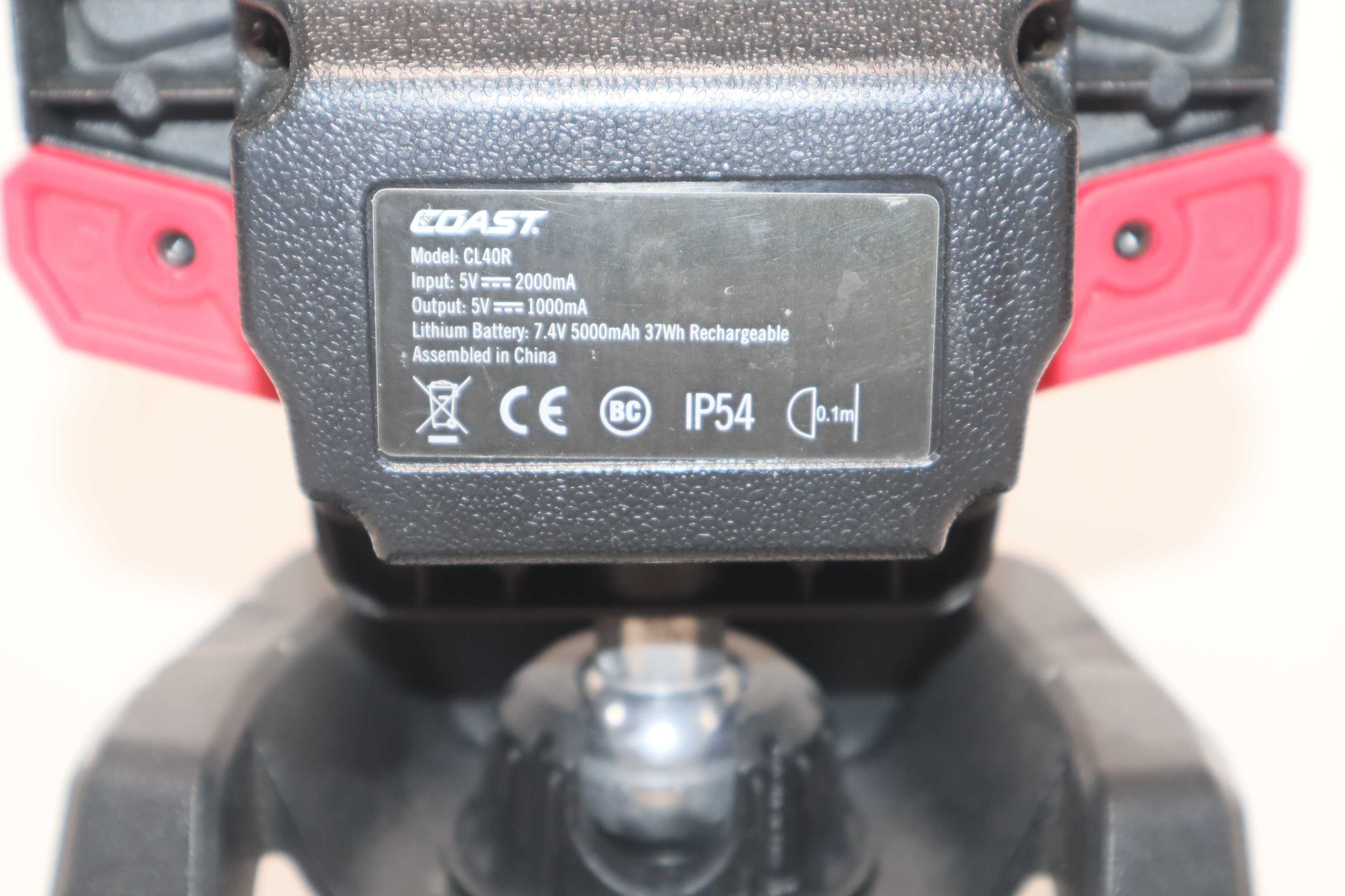 Coast CL40R 3900 Lumen Rechargeable Dual Power Rotating LED Aluminum ...