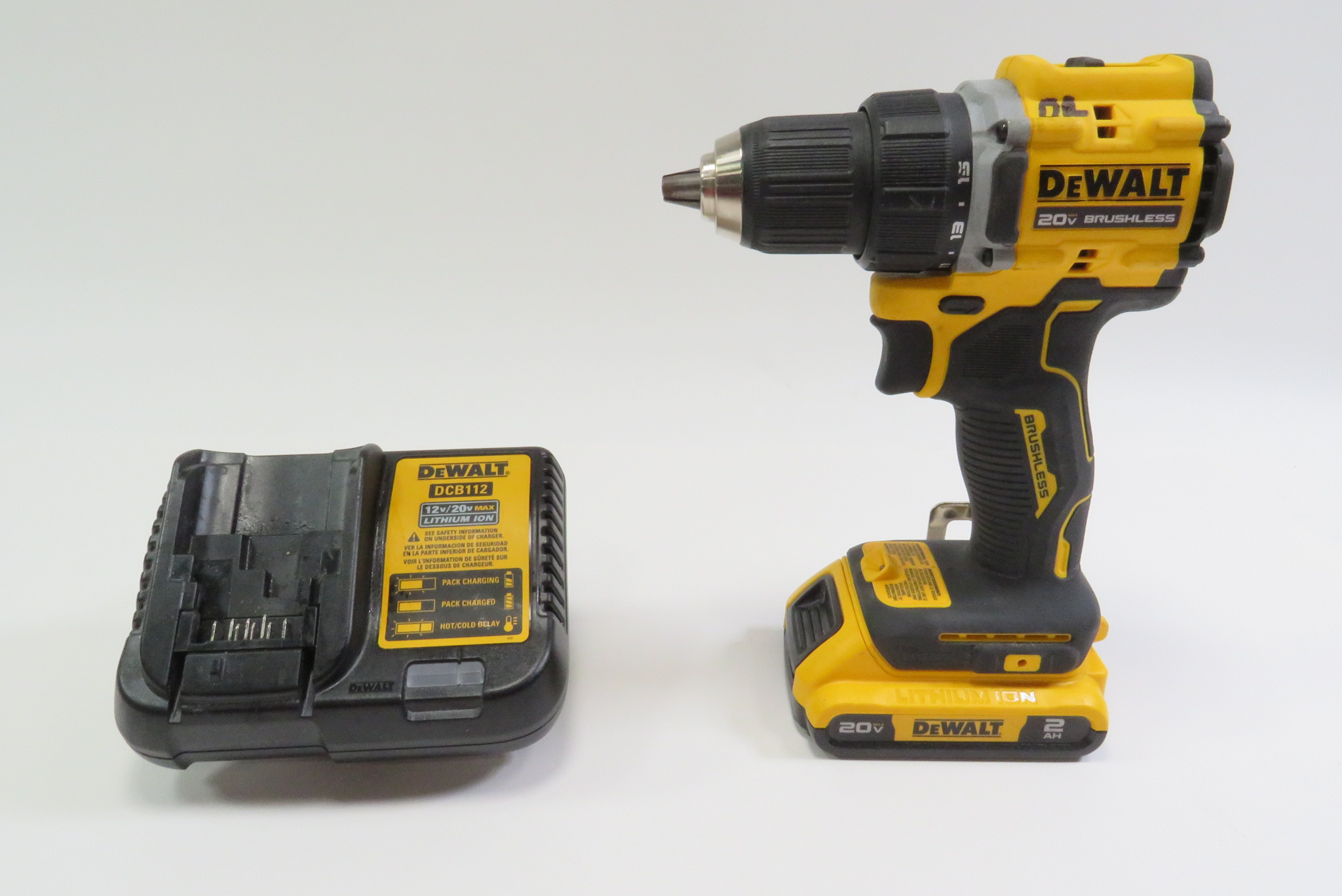 DeWalt DCD794 ATOMIC Compact 20V MAX Brushless Cordless 1/2" Drill ...