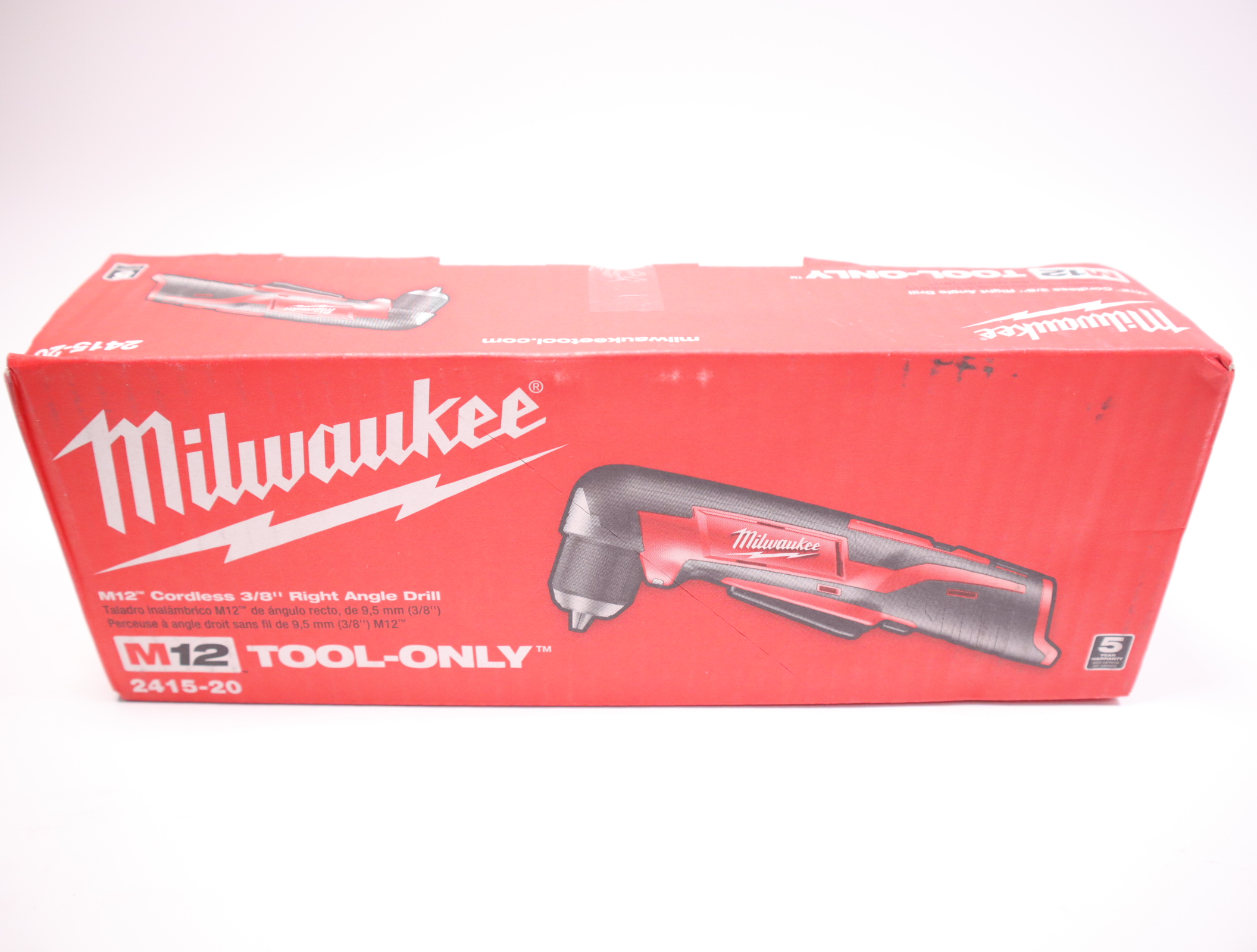 Milwaukee 2415-20 12V 3/8" Right-Angle Drill Bare Tool Only