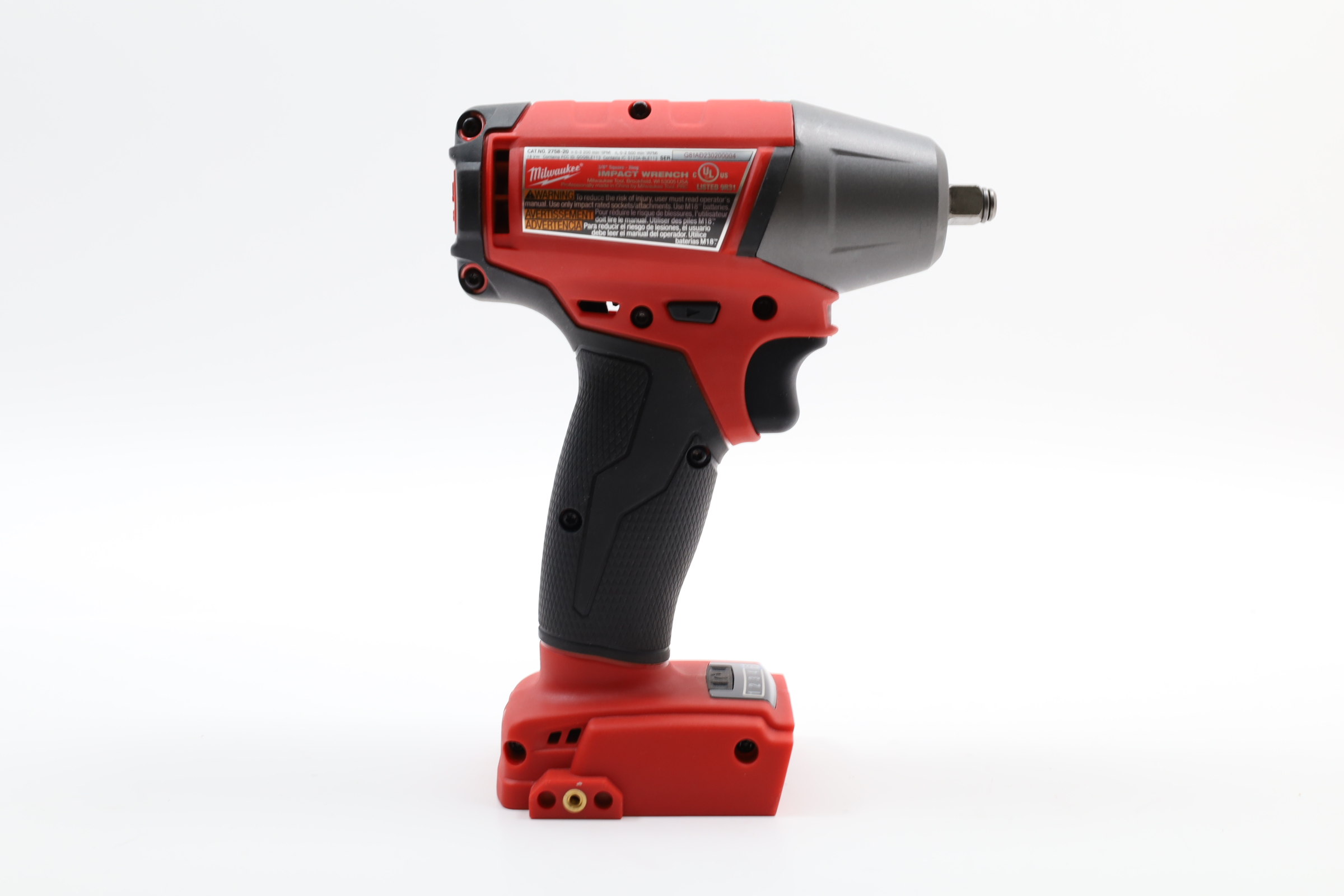 Milwaukee 2758-20 M18 FUEL ONE-KEY 18V Brushless 3/8" Cordless Impact ...